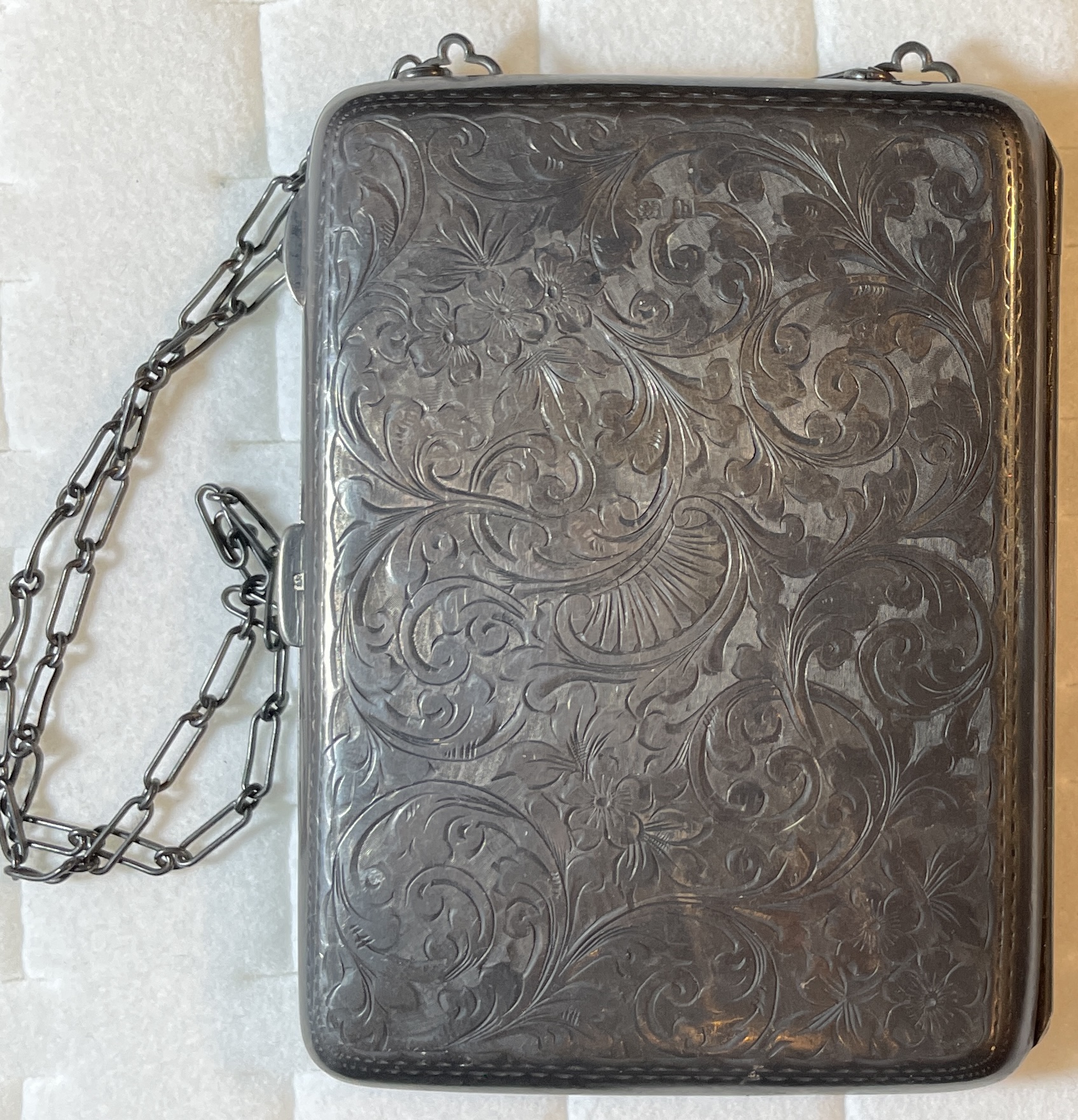 Antique British Sterling Silver Pocket Notebook By George John Richards ...