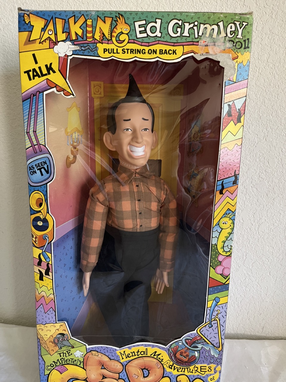 TYCO Talking Ed Grimley Doll - Works! #1358 | Auctionninja.com
