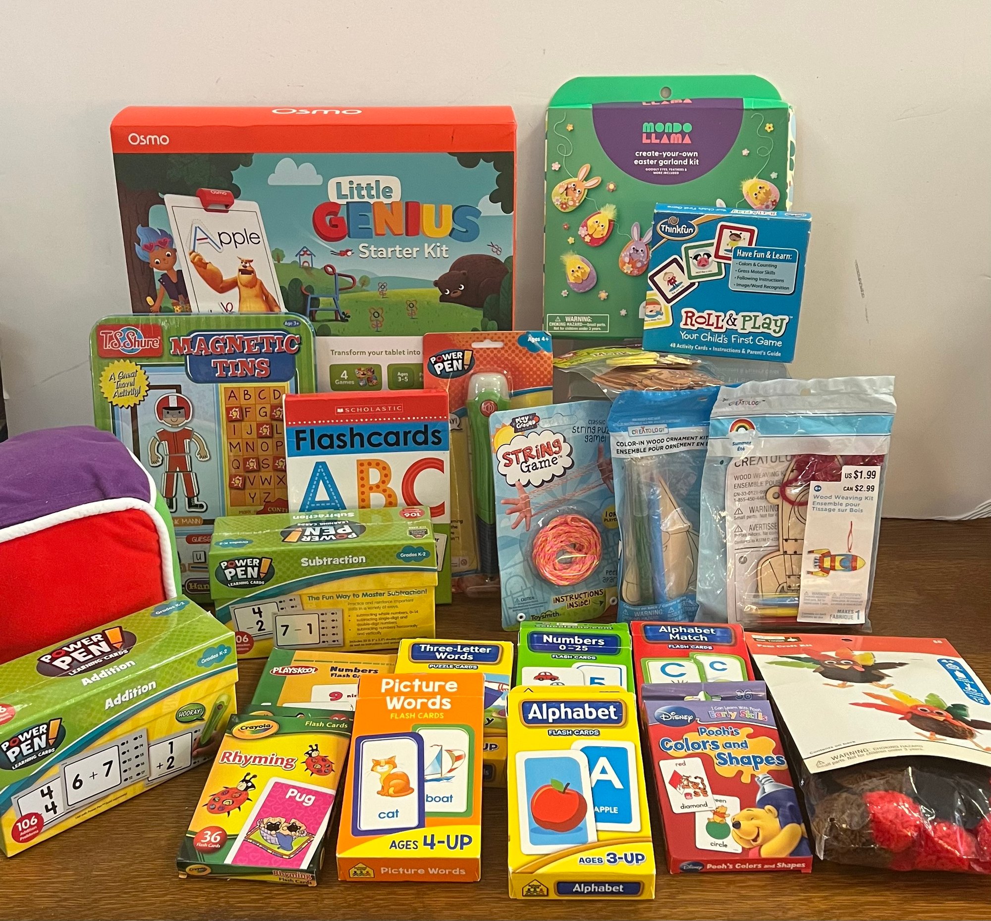 OSMO Little Genius Starter Kit, Flash Cards (Letters, Numbers, Math ...