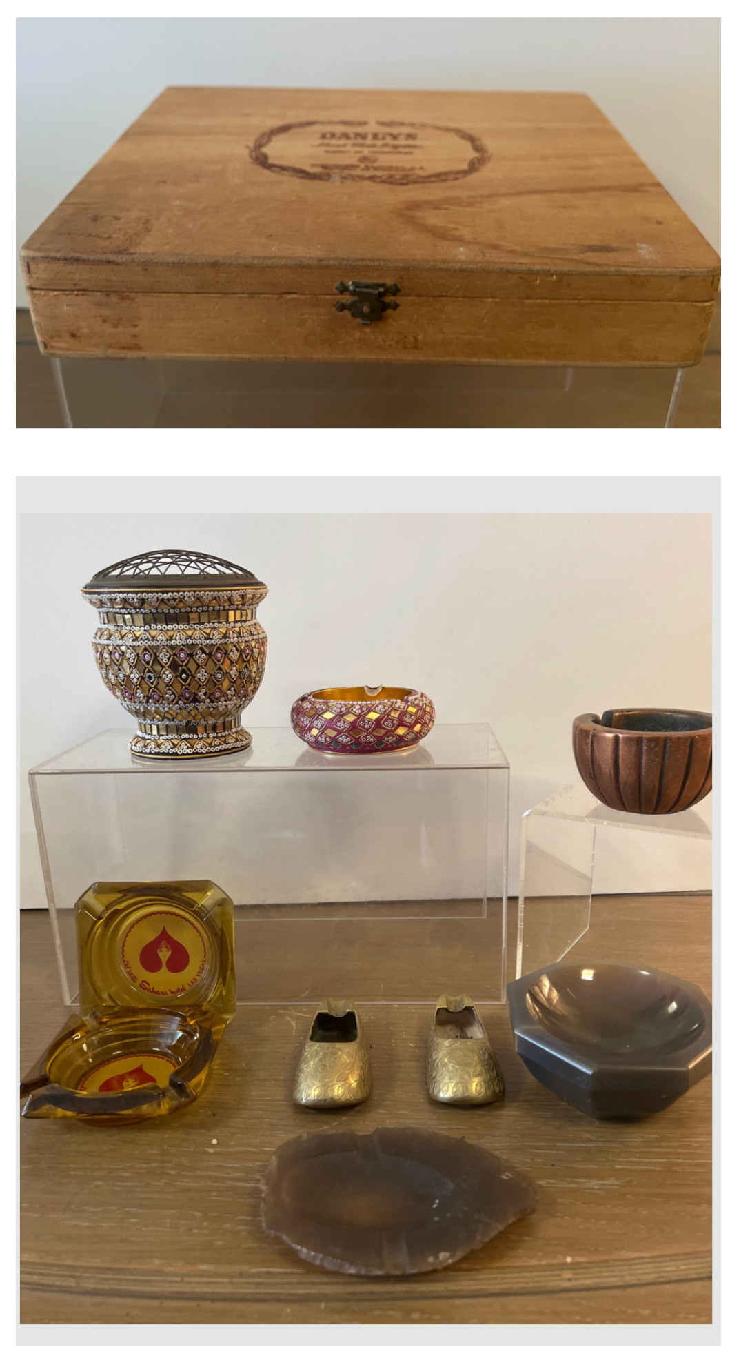 Vintage Ashtrays And A Frog Planter (because It Matched): Brass, Sands ...