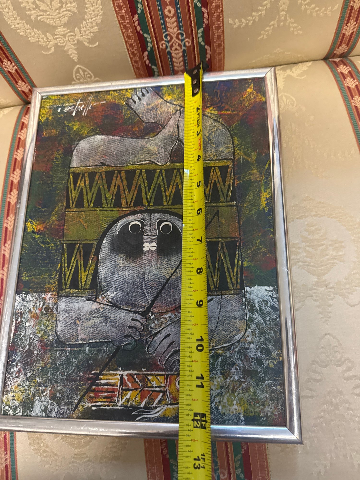 Vintage Filipino Expressionist Oil Painting, Estrella 1960s #21554 ...