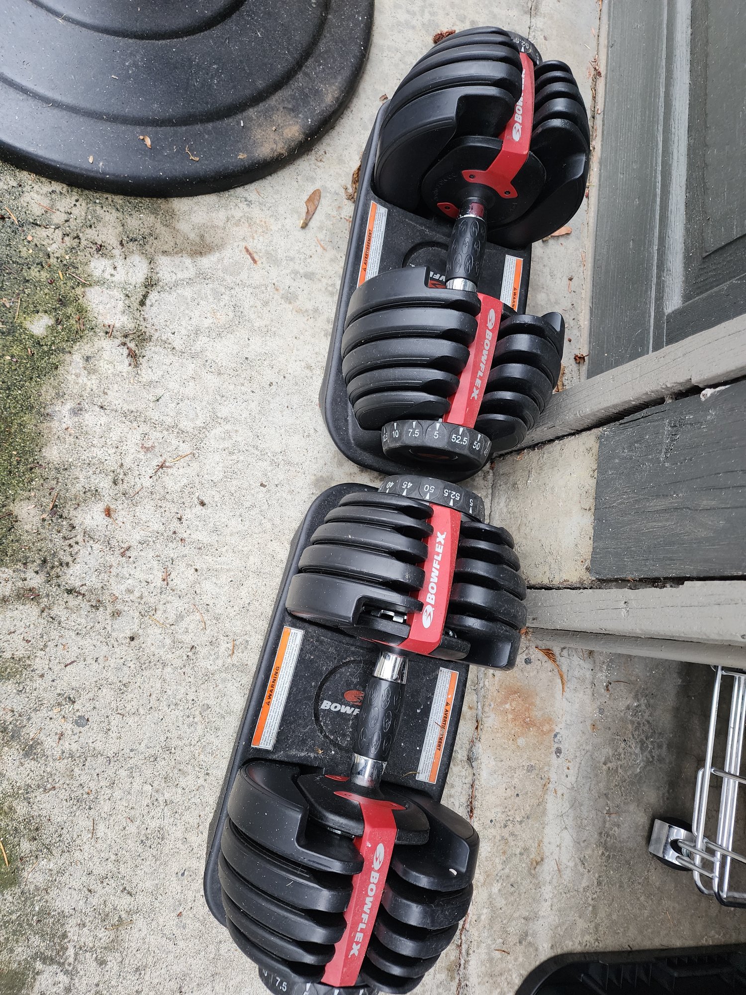 #143 2 BOWFLEX WEIGHTS LOCAL PICK UP ONLY #6763 | Auctionninja.com