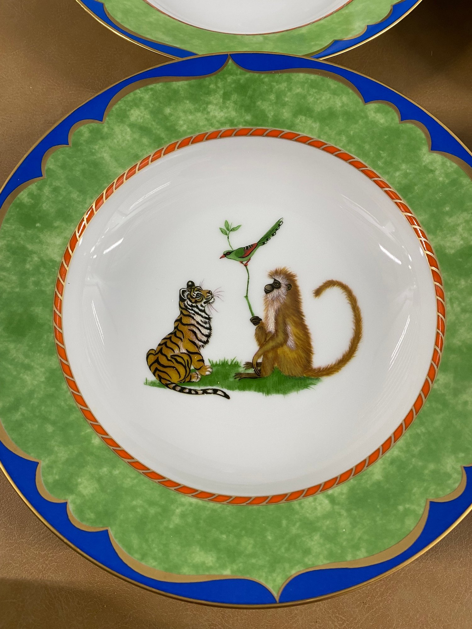 Jaguar Dishes By Lynn Chase Design #4932 | Auctionninja.com