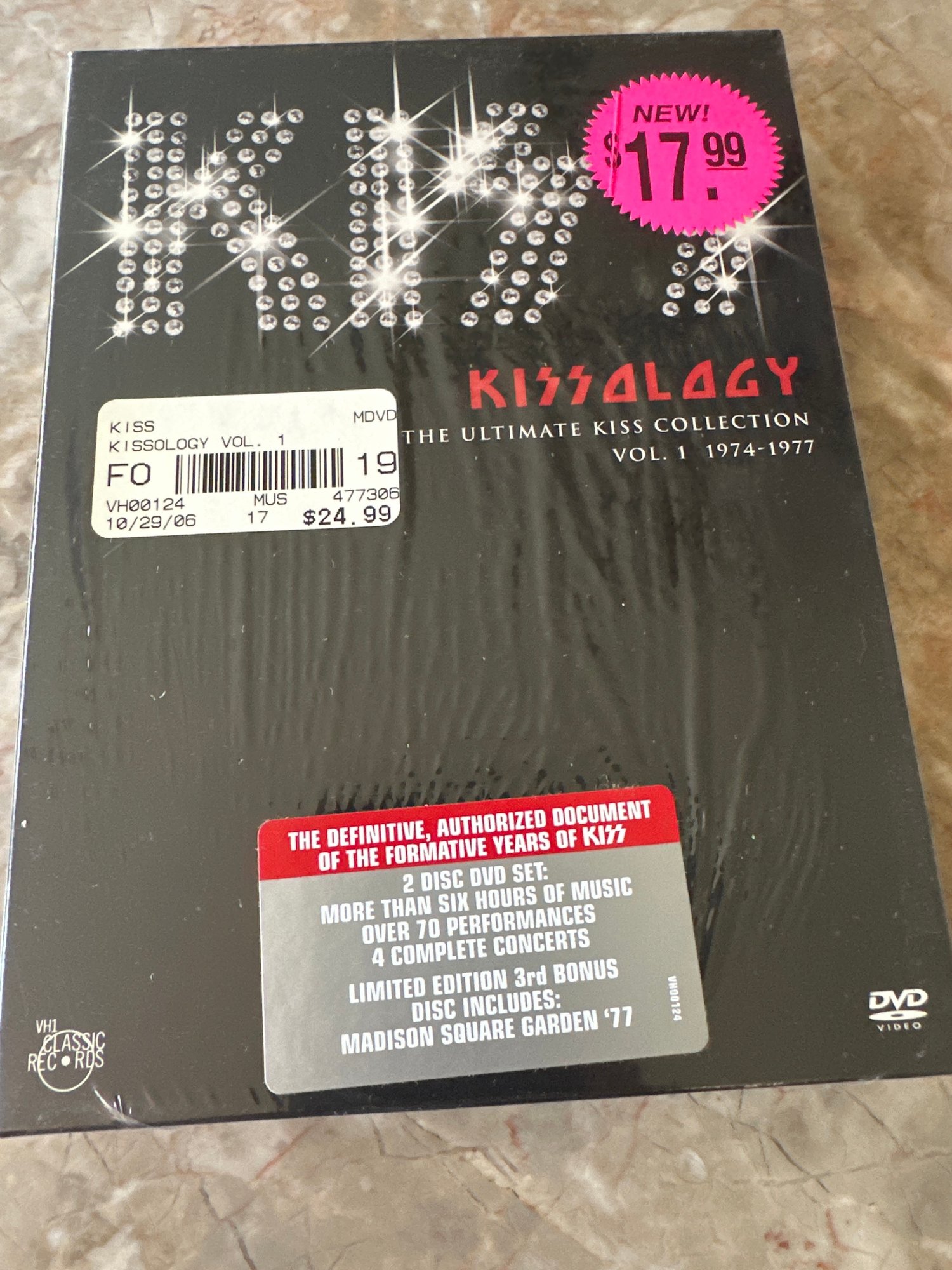 Kiss Kissology The Ultimate Kiss Collection Vol 1. 1974-1977 DVd Set ...