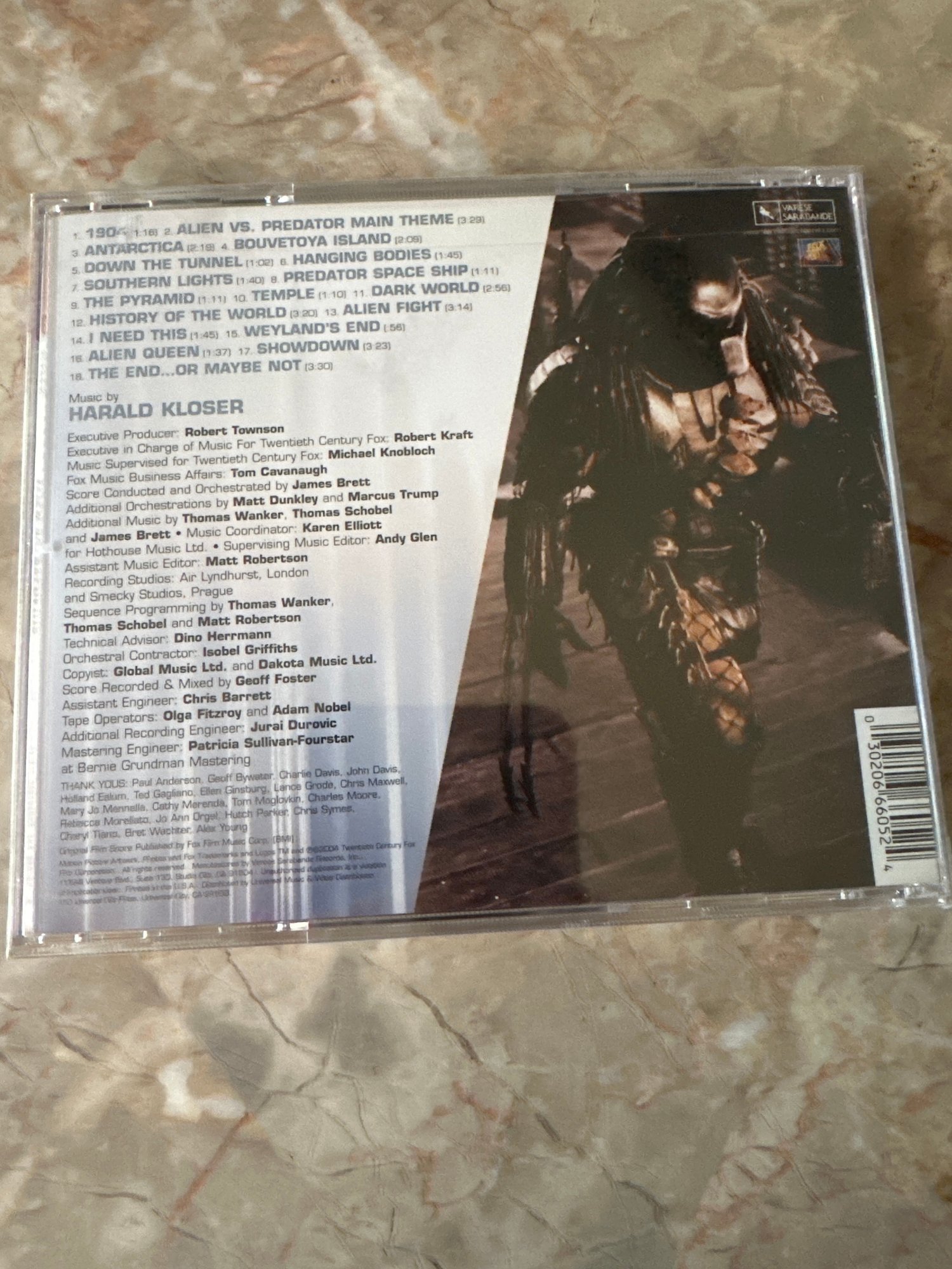 Alien Vs Predator Original Soundtrack CD #6047 | Auctionninja.com