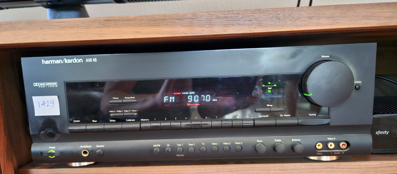 Top Of The Line Harmon Kardon AVR 40 Digital Stereo Receiver #1429 ...
