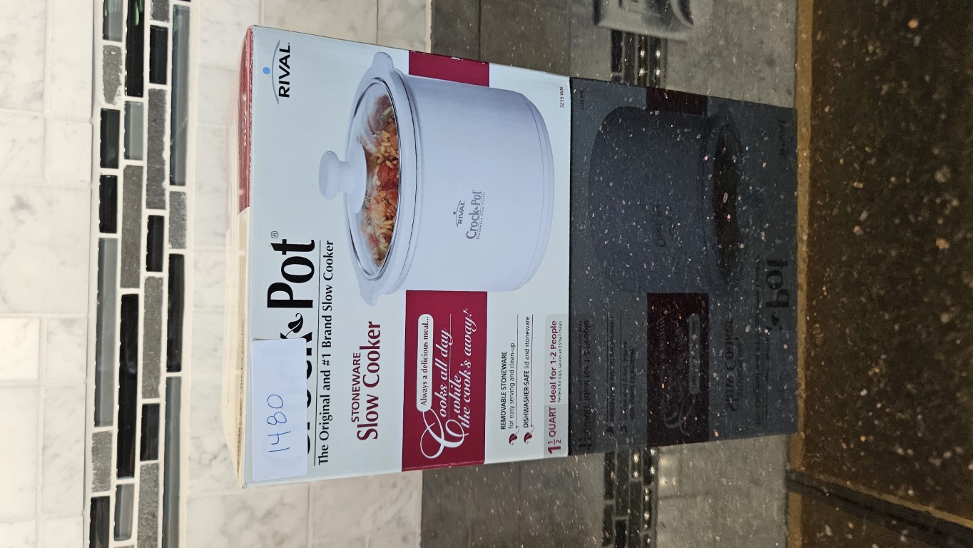 1 Quart Rival Stoneware Crock Pot In Original Package #1480 ...