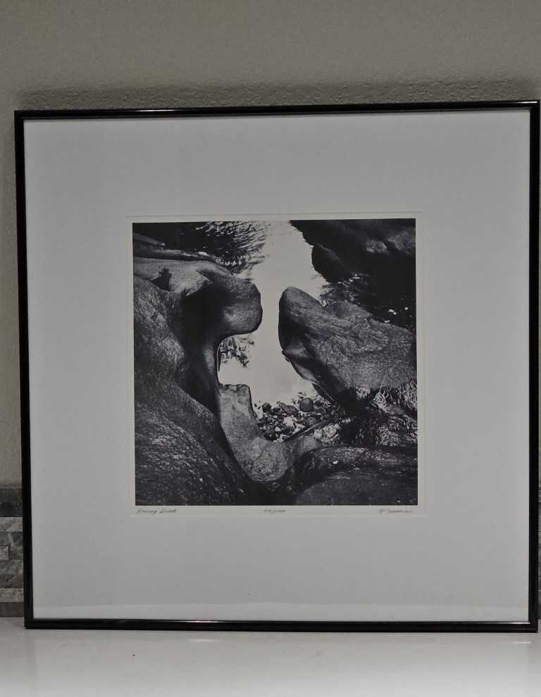 Framed, Matted And Numbered Photograph Of Roaring Brook By Ronald J ...