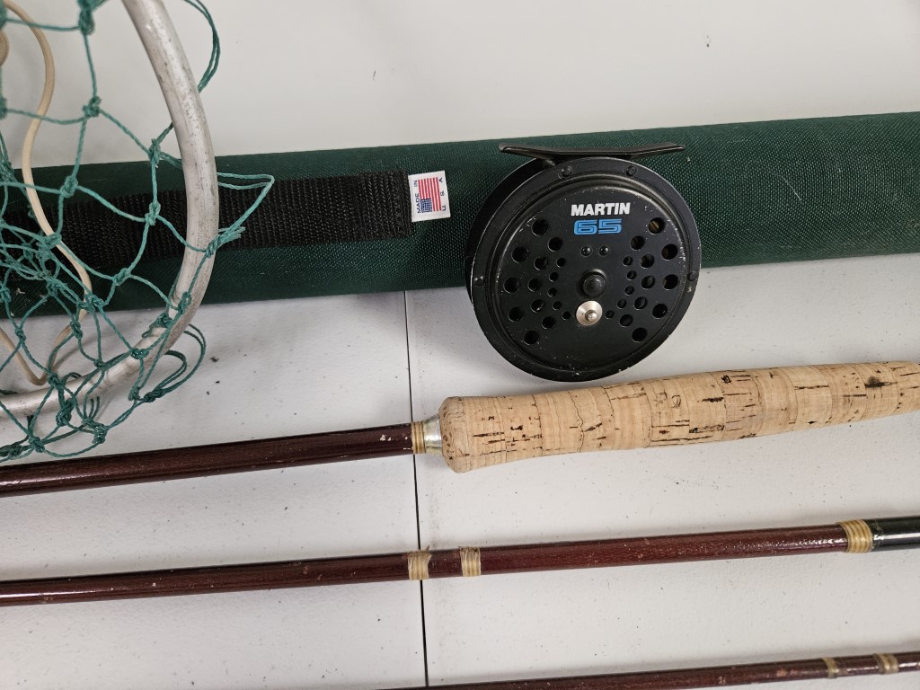 Complete Fly Fishing Set-Up: 8-foot Fly Rod, Cabelas Fly Rod Case, Two ...
