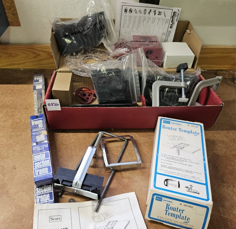Sears Router Template & Milescraft Router Sign Pro, & Metal Picture ...