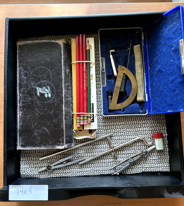 Antique Drafting Set In Leather Case, And More #1464 | Auctionninja.com