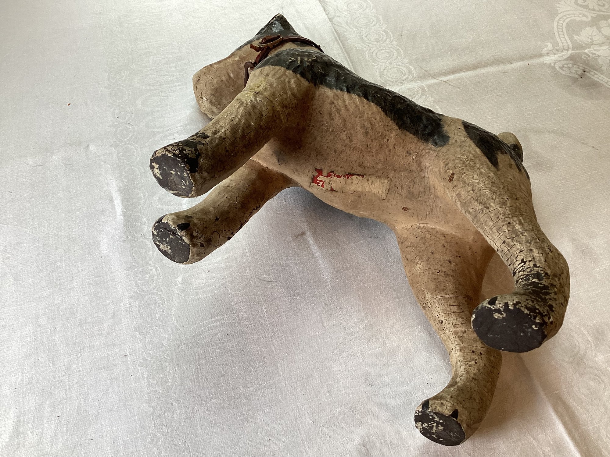 Antique Cast Figure Of A Terrier #3506 | Auctionninja.com