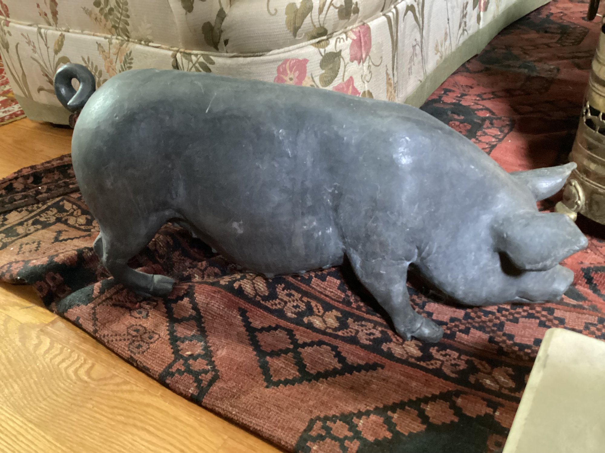 Heavy English Cast Lead Metal Figure Of A Sow Pig #2 #3534 ...