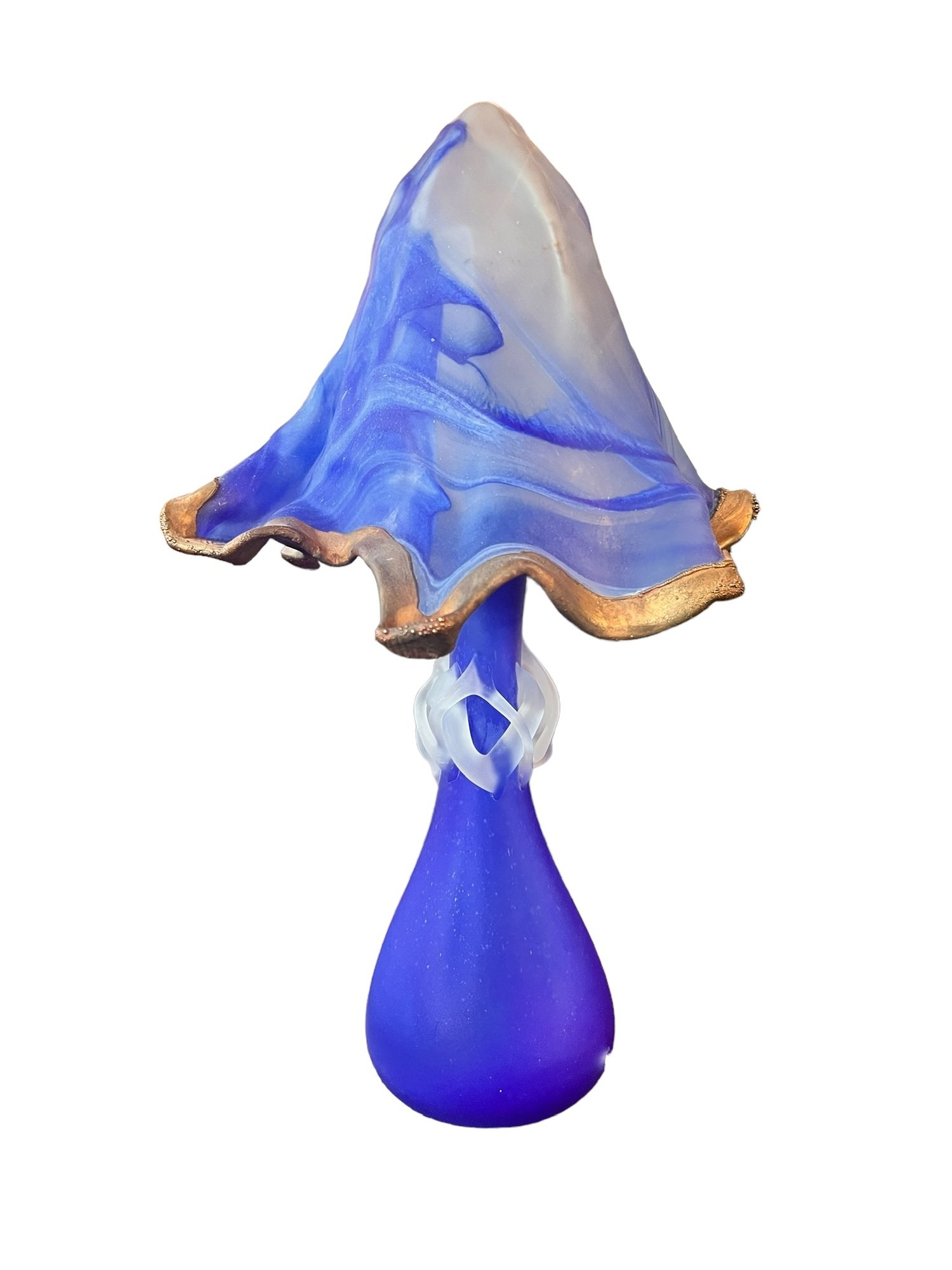 Hand Made Blown Glass Lamp #1747 | Auctionninja.com