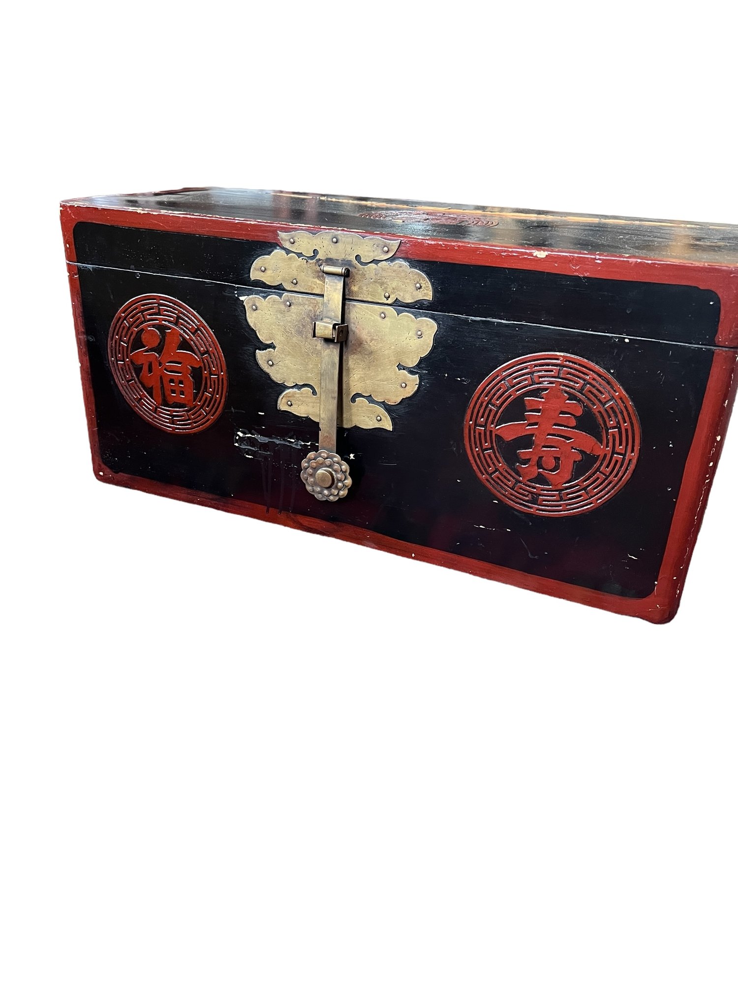 Vintage Chinese Trunk From Mohr & McPhearson Boston #2126 ...
