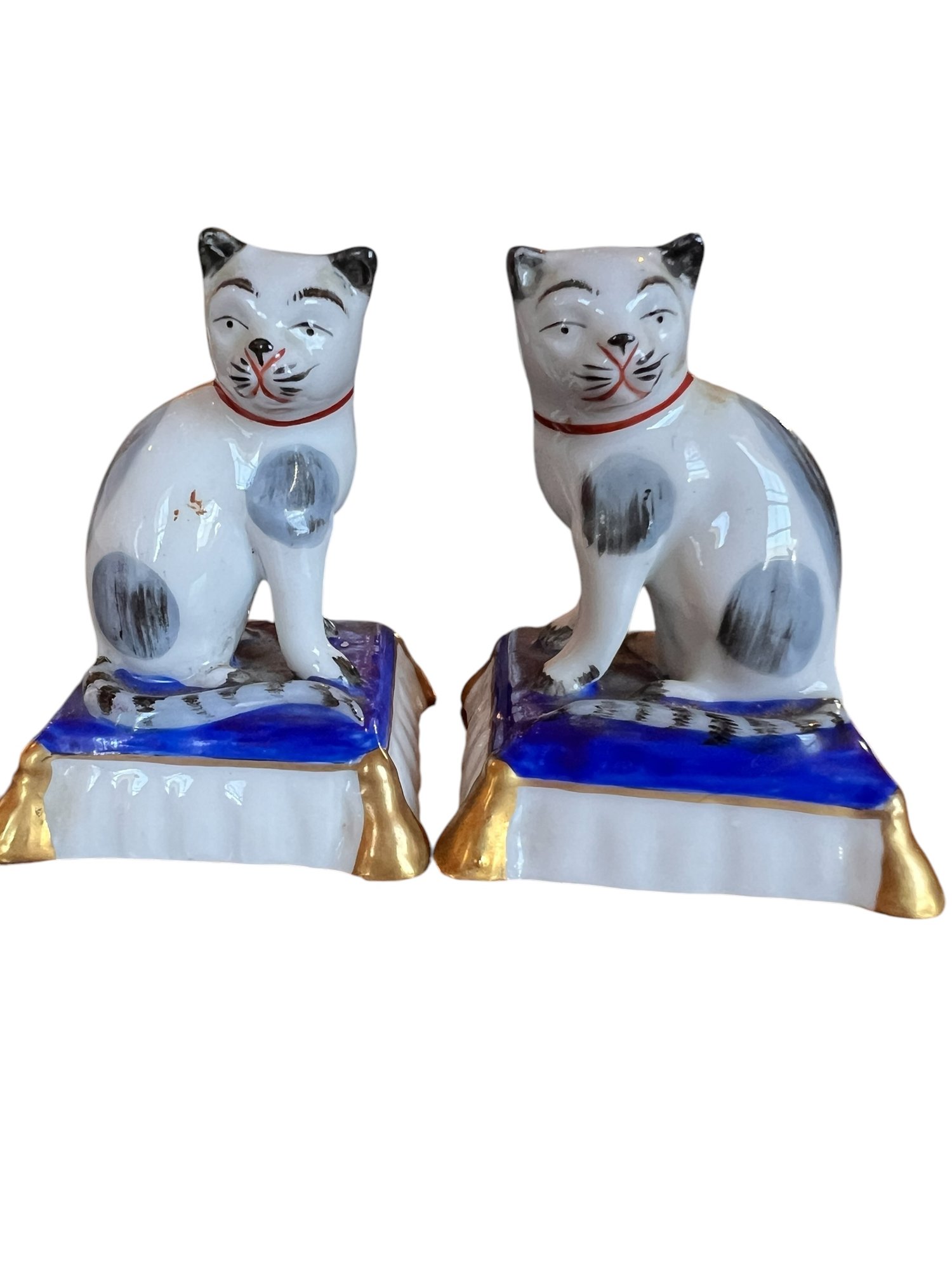 Antique Chelsea Samson Style Porcelain Staffordshire Type Cats #3273 ...