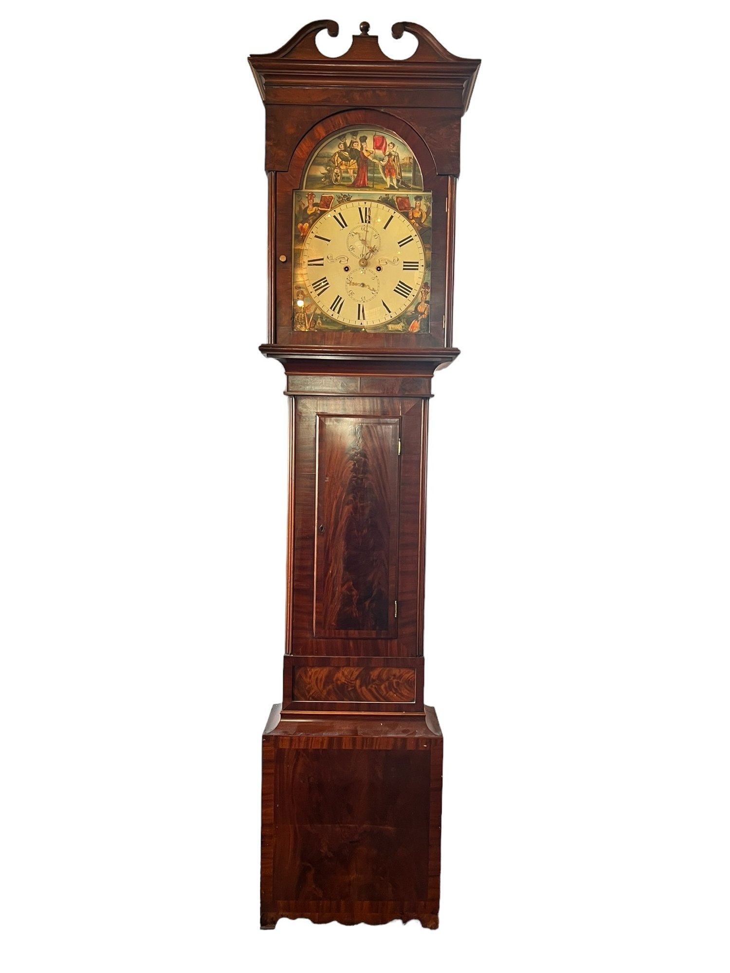Circa 1800 Tall Case Grandfather Clock #1746 | Auctionninja.com