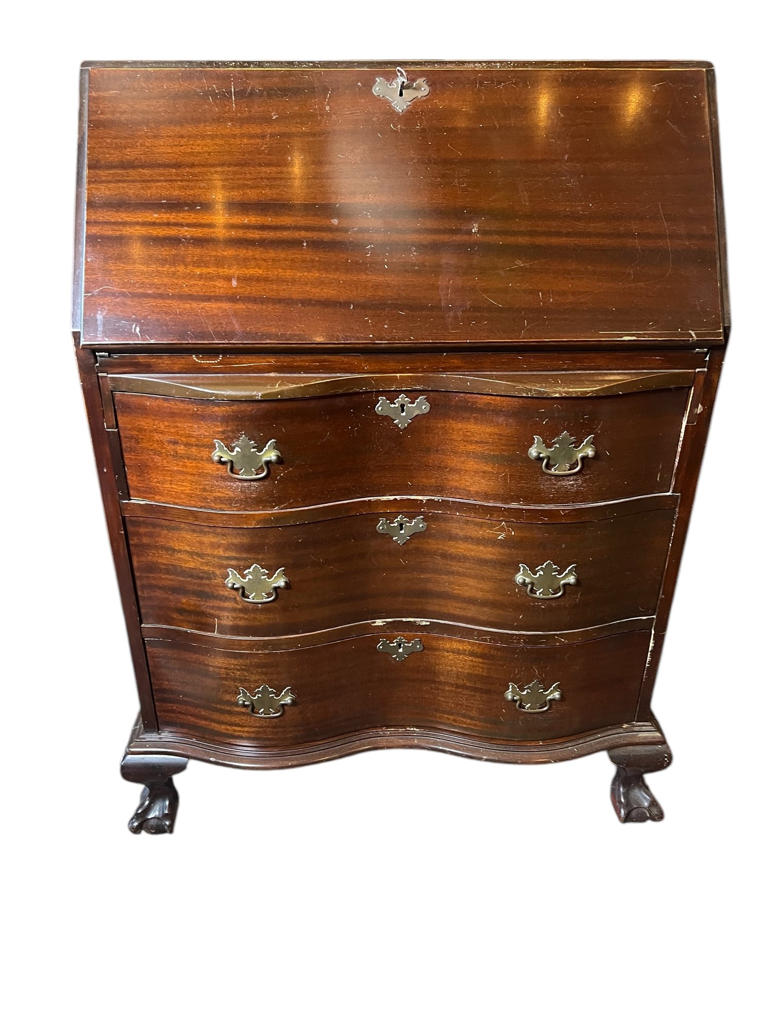 Vintage 20th Century Secretary Writing Desk #2409 | Auctionninja.com