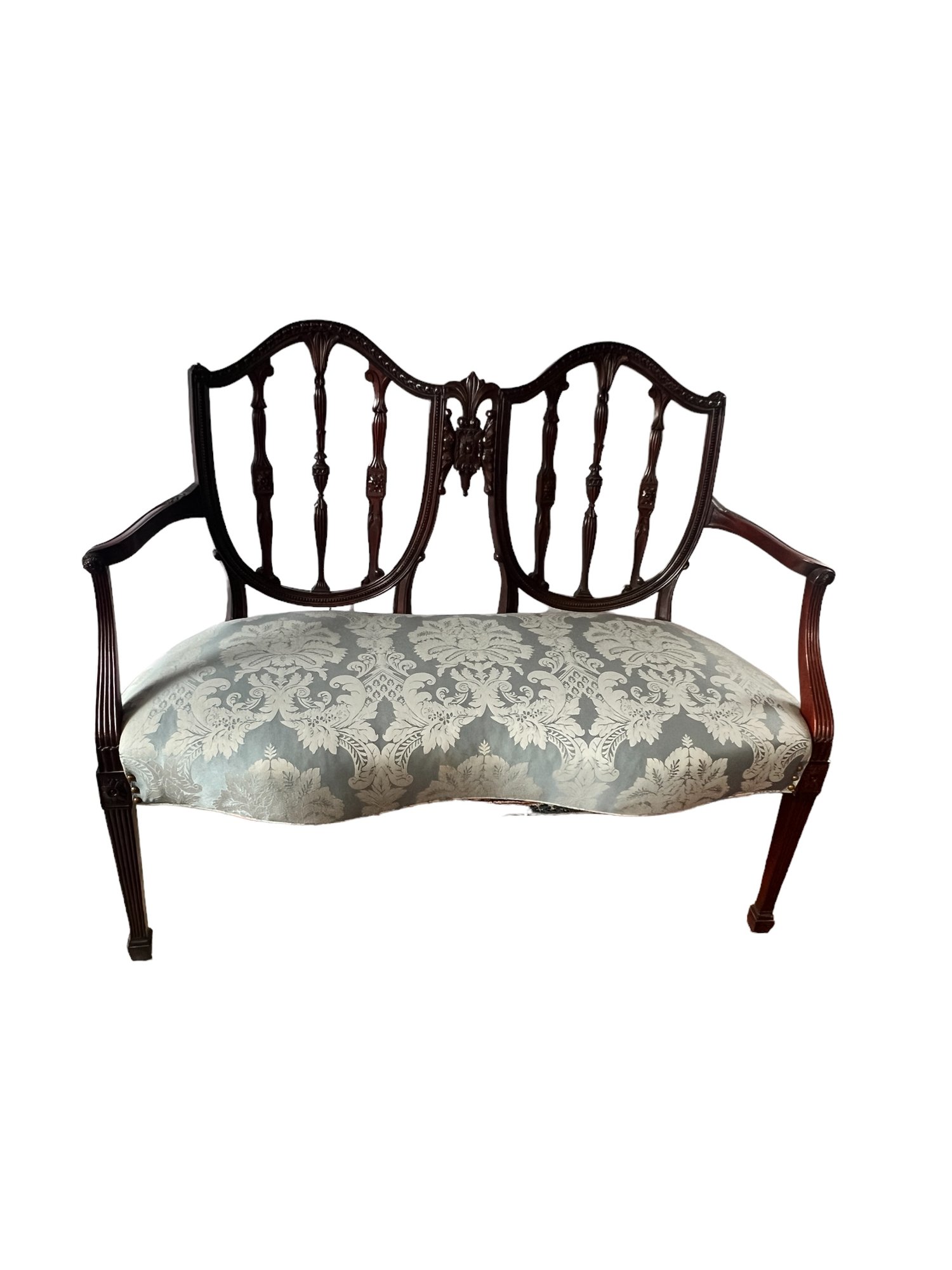 Suite Of Antique George The III Style Furniture Settee And Two Chairs ...