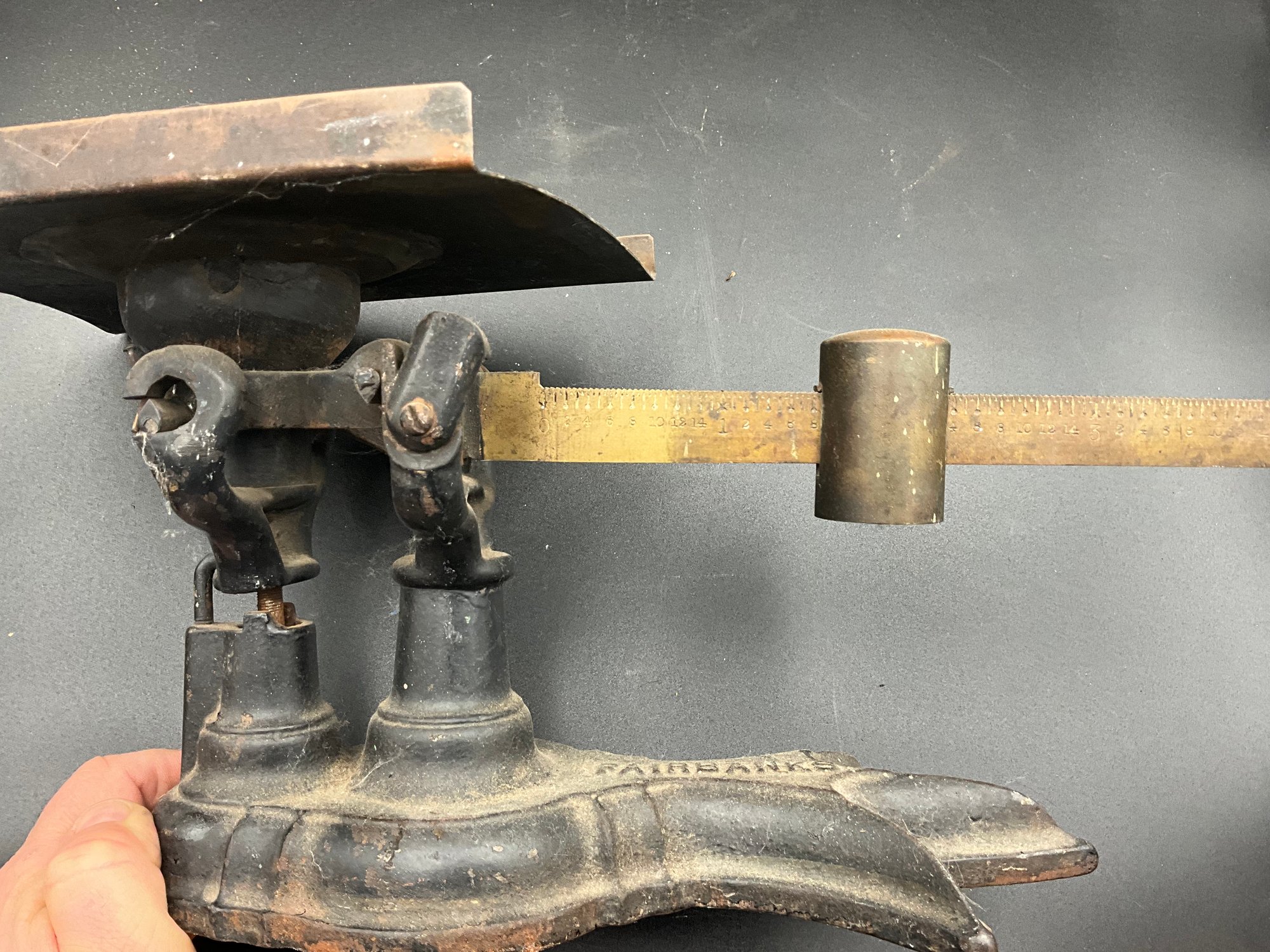 96A. Fairbanks Fish Tale Scale #8791 | Auctionninja.com