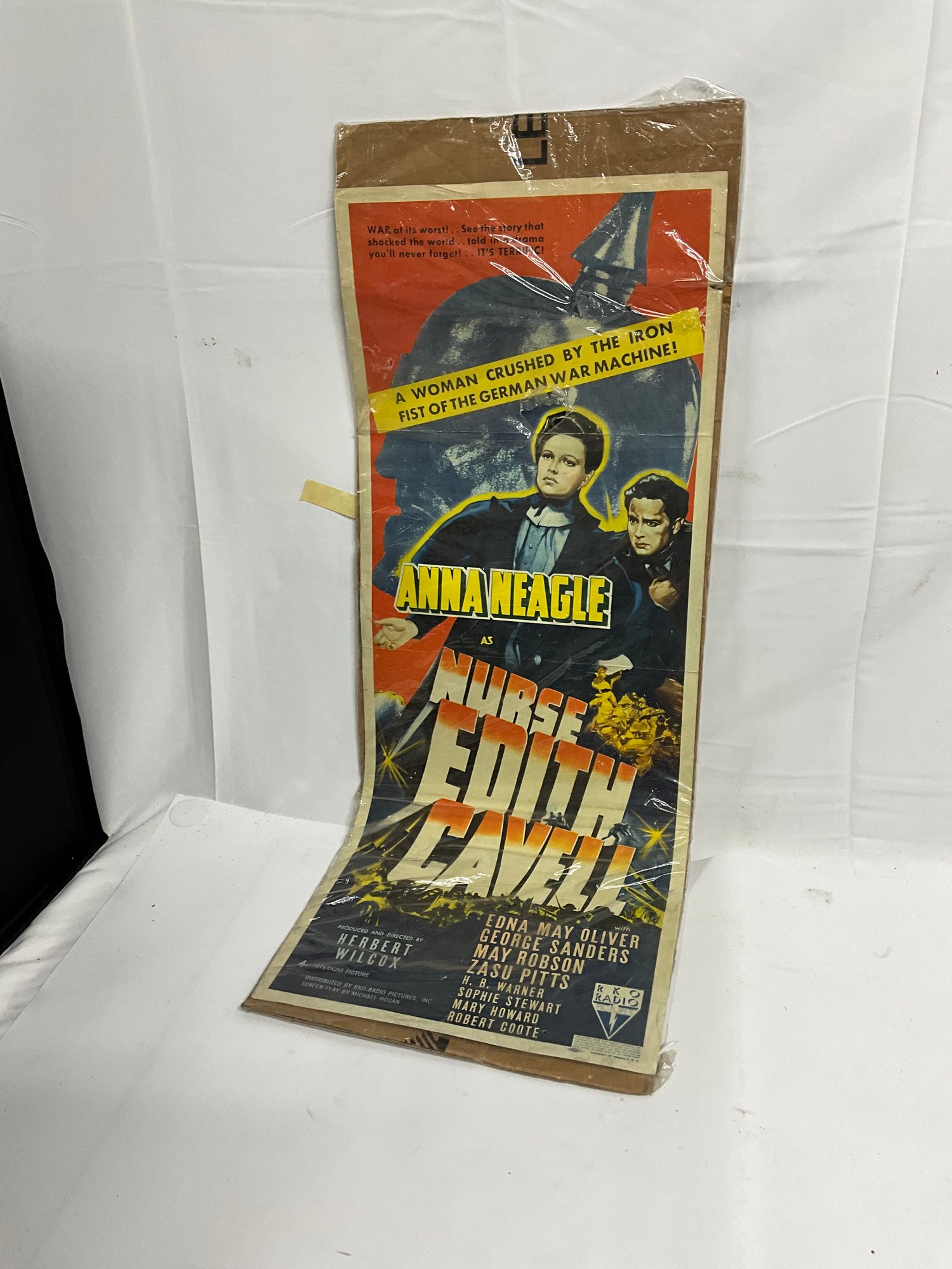 112A. WWI Movie Poster Nurse Edith Cavell #8807 | Auctionninja.com