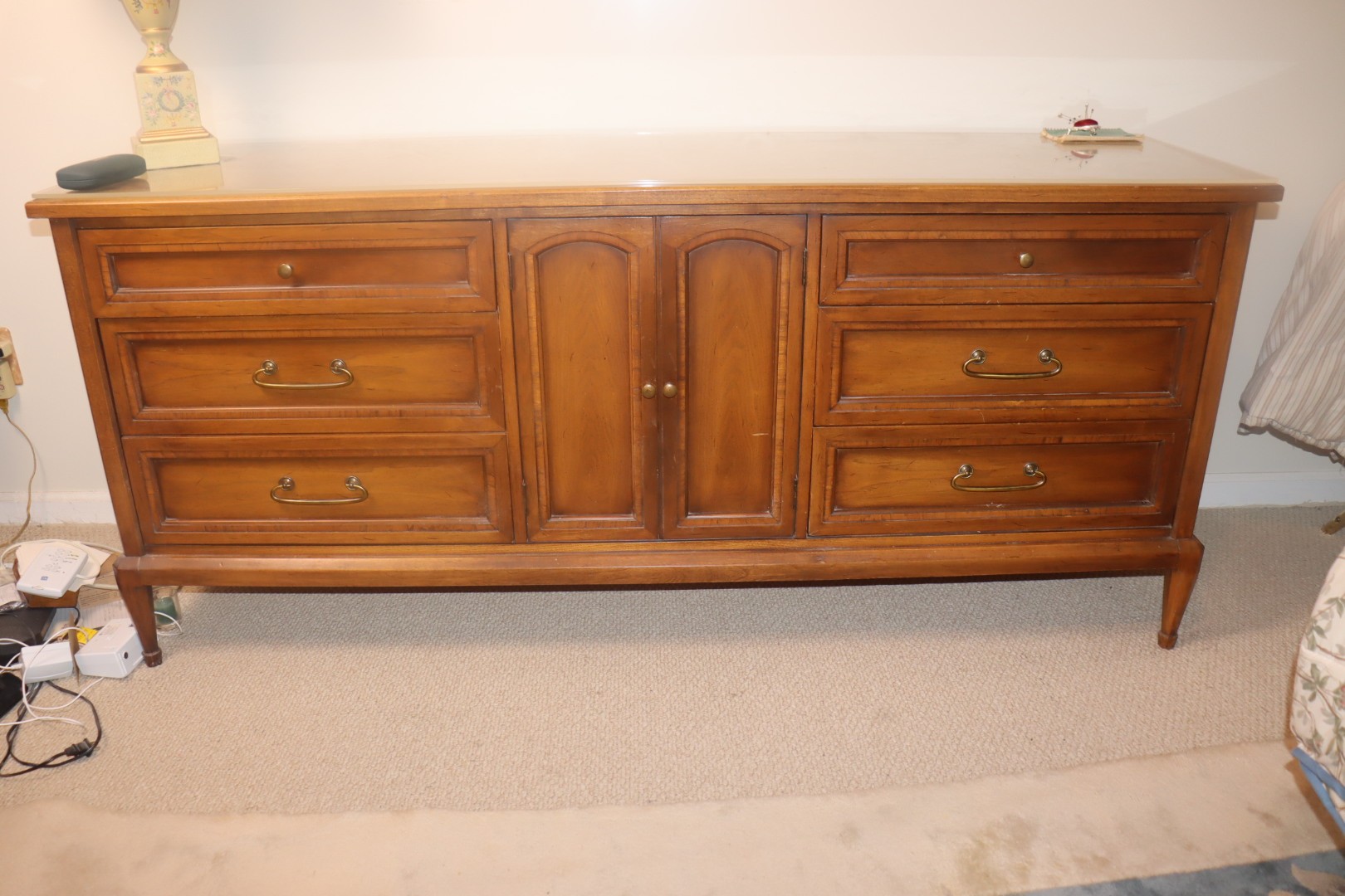 54. Mid Century Triple Chest #9786 | Auctionninja.com