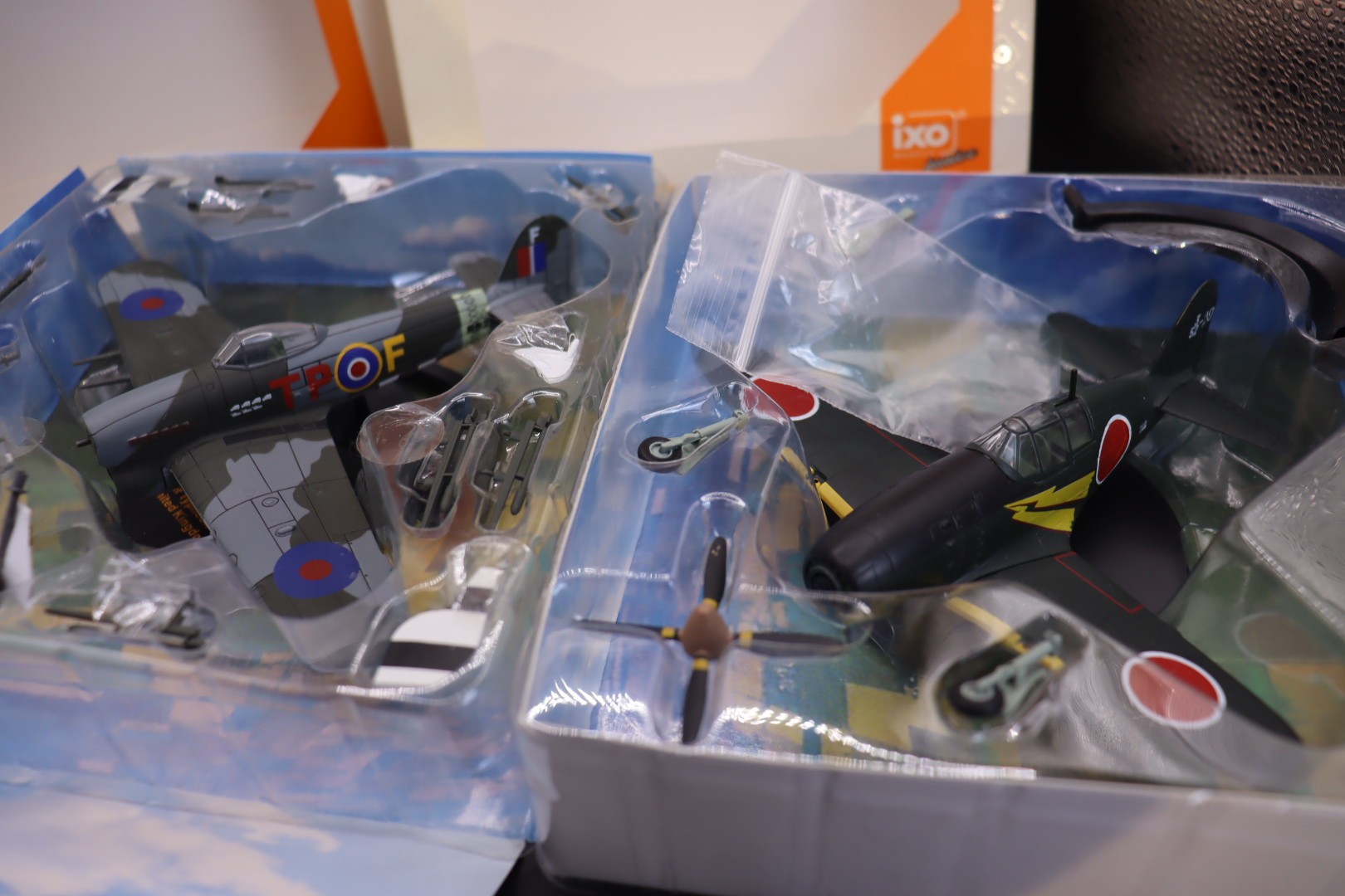 91. IXO Models Hawker Typhoon Me.1b UK, Mitsubishi J2M3 Raiden #10056 ...