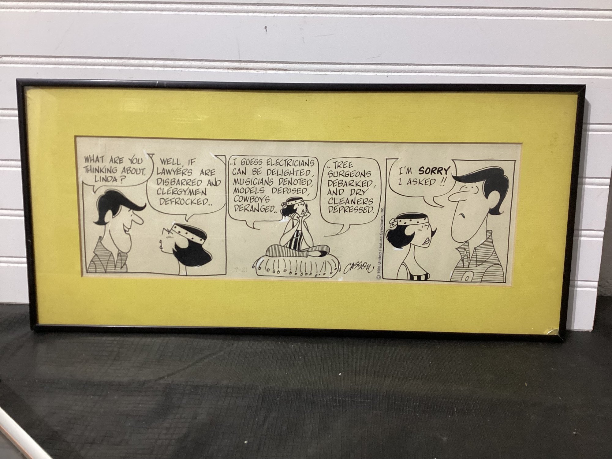 1980 United Feature Syndicate, Inc. Mel Casson Comic Strip #8455 ...