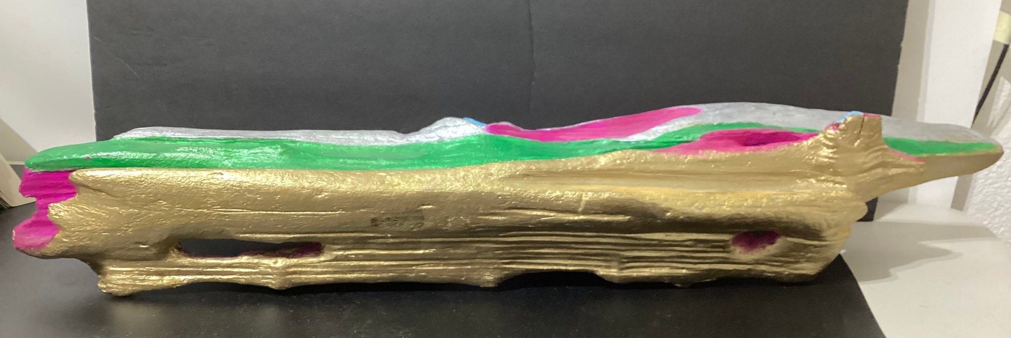 Ron Asche Painted Driftwood #15015 | Auctionninja.com