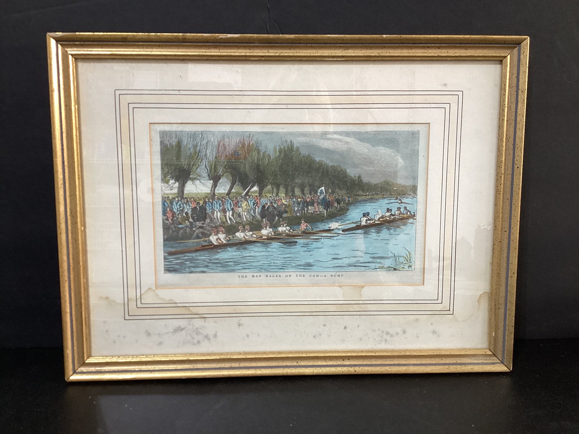 The May Races On The Cam - A Bump Print #14996 | Auctionninja.com