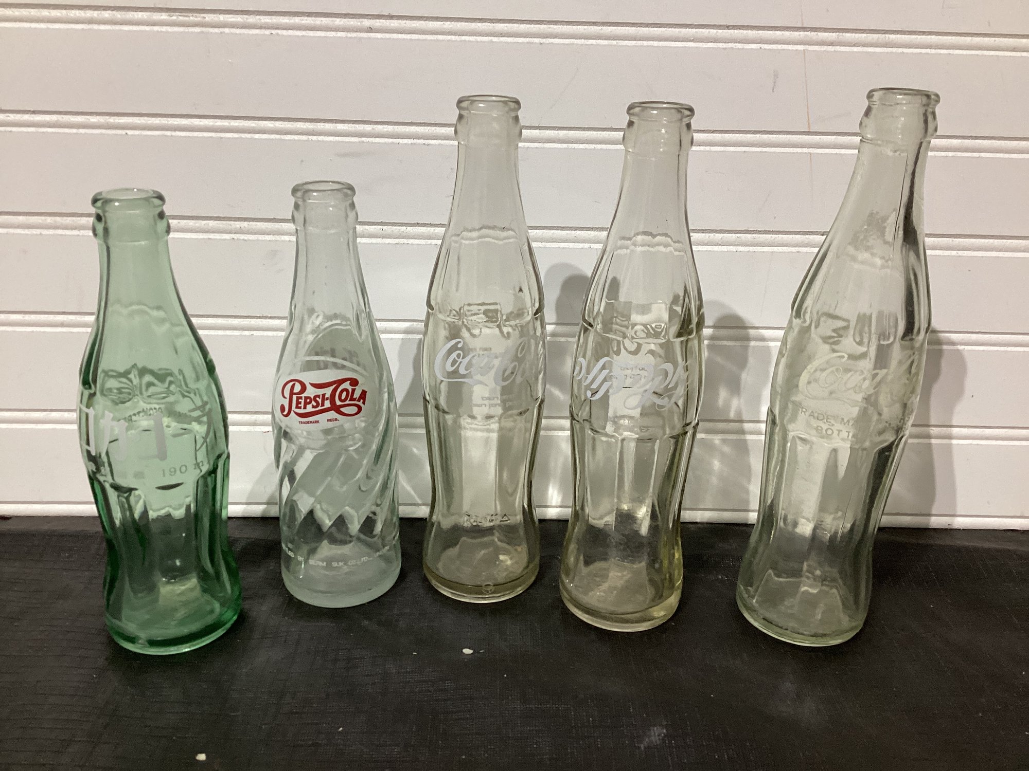 5 Assorted Soda Bottles Coke & Pepsi #9634 | Auctionninja.com