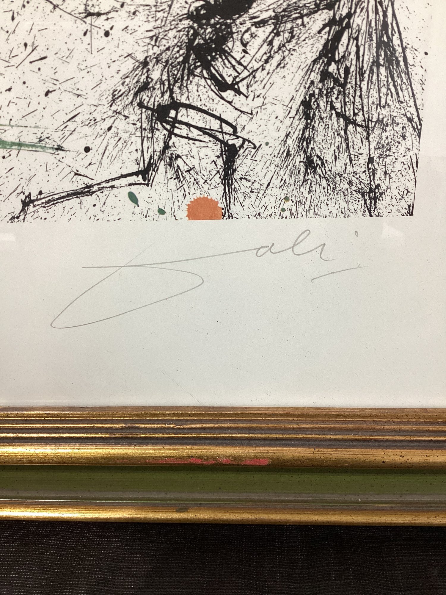 Salvador Dali Spring Explosive Signed In Plate And Pencil #11832 ...