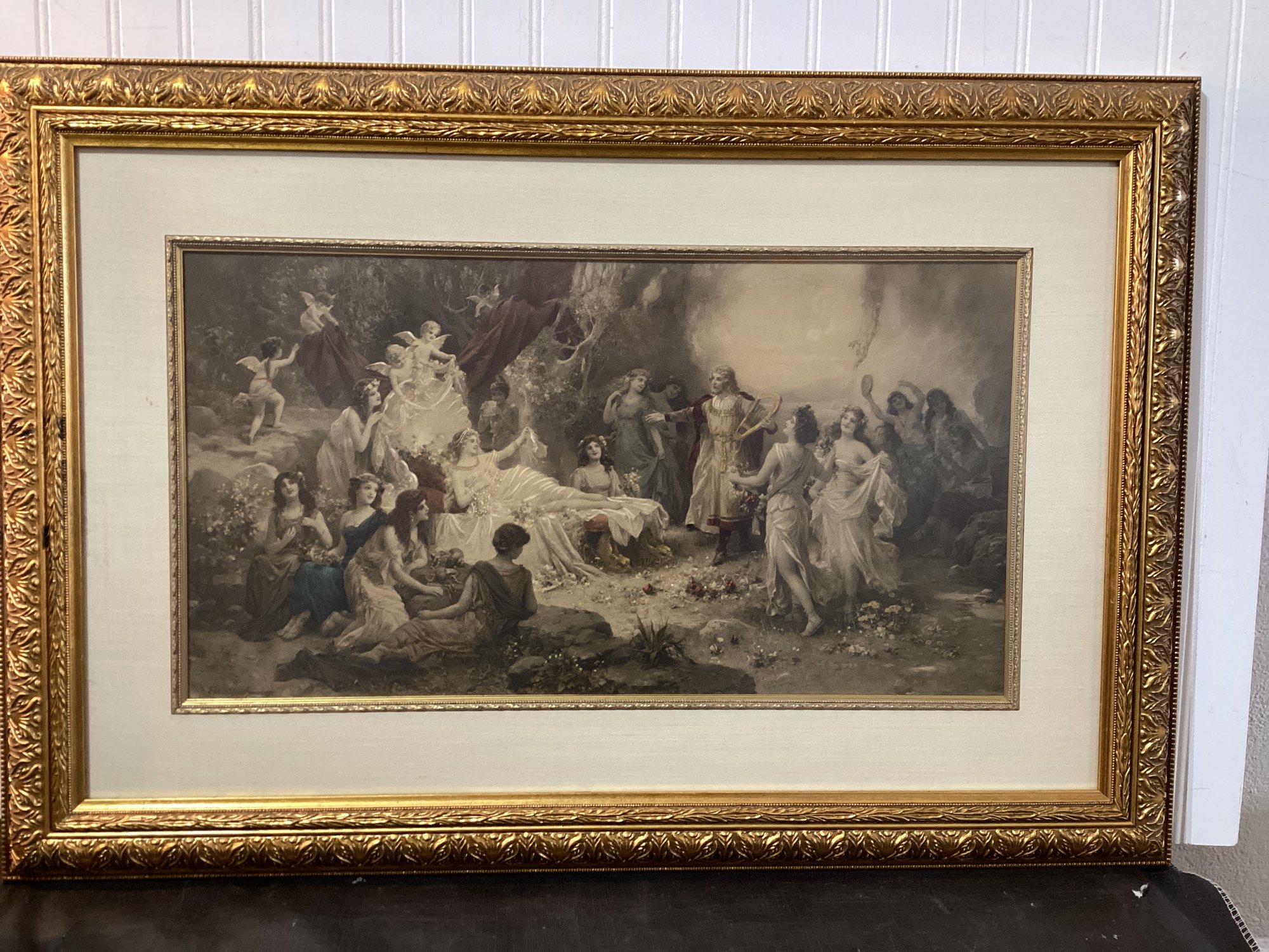 Emmanuel Oberhauser Print , The Feast Of Venus Signed #11955 ...