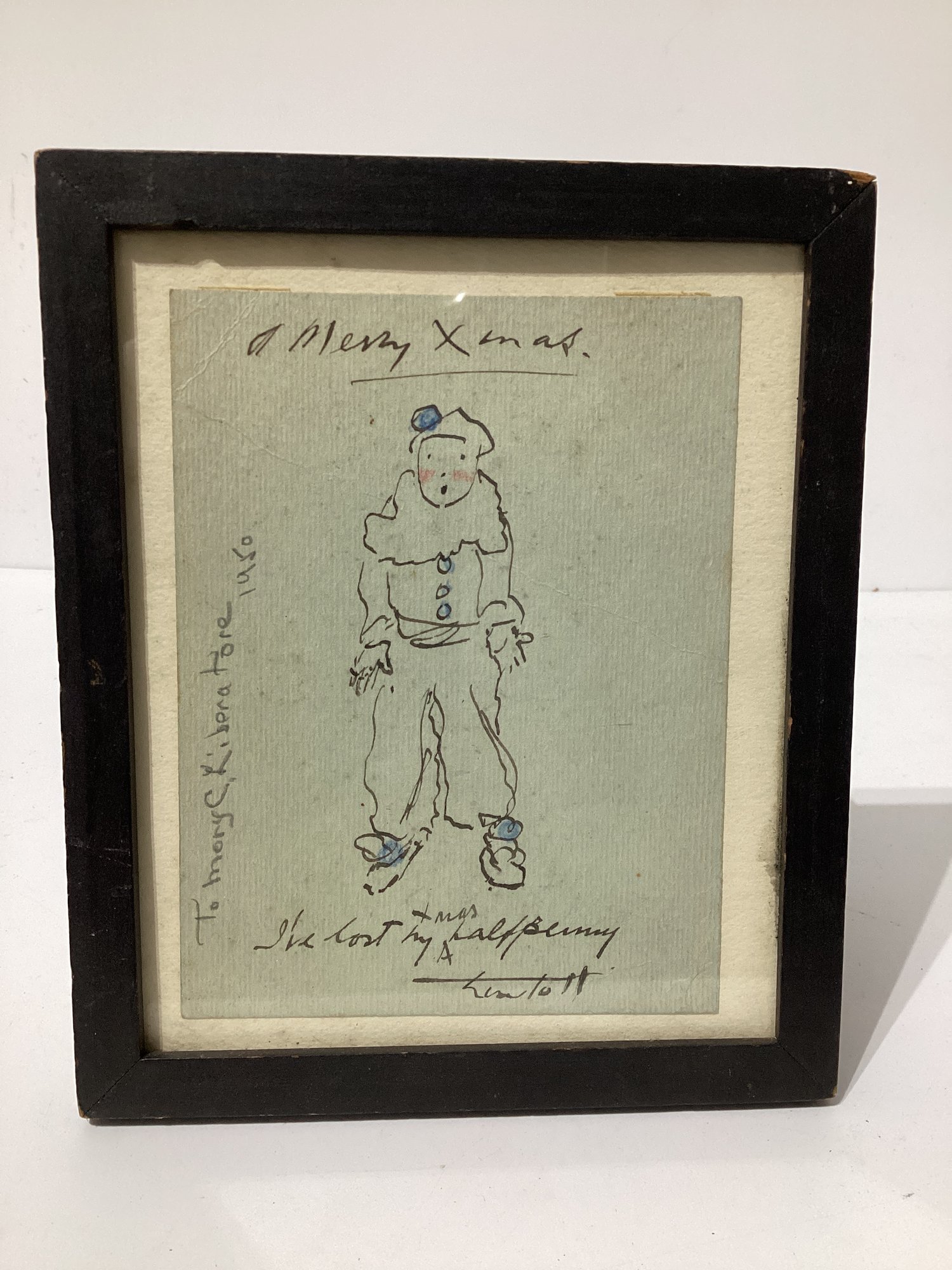 Edward Lintott W/C Xmas Card I've Lost My Halfpenny #13115 ...