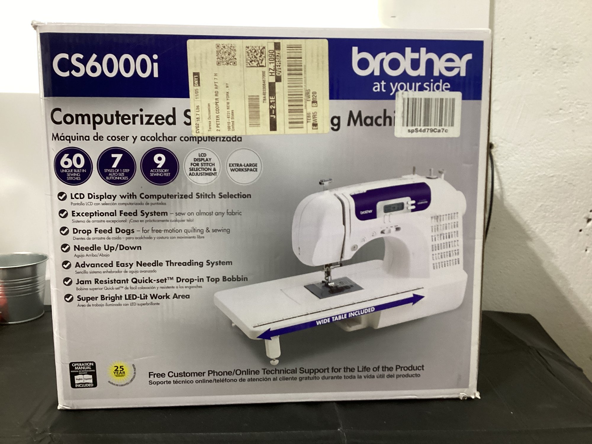 Brother Sewing Machine CS6000i #13491 | Auctionninja.com