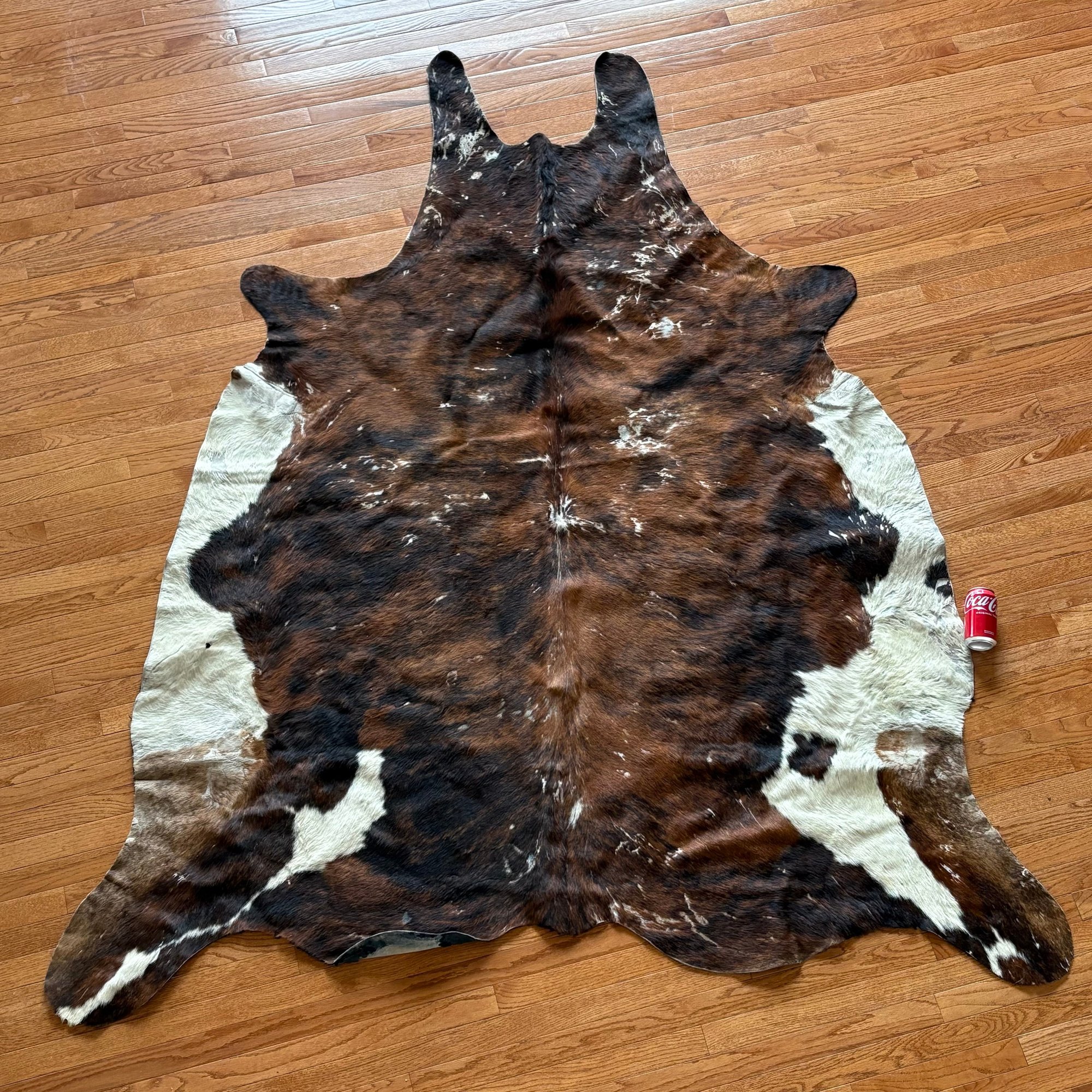Real COW SKIN Rug, Leather Hide - Cabin Decor #37819 | Auctionninja.com