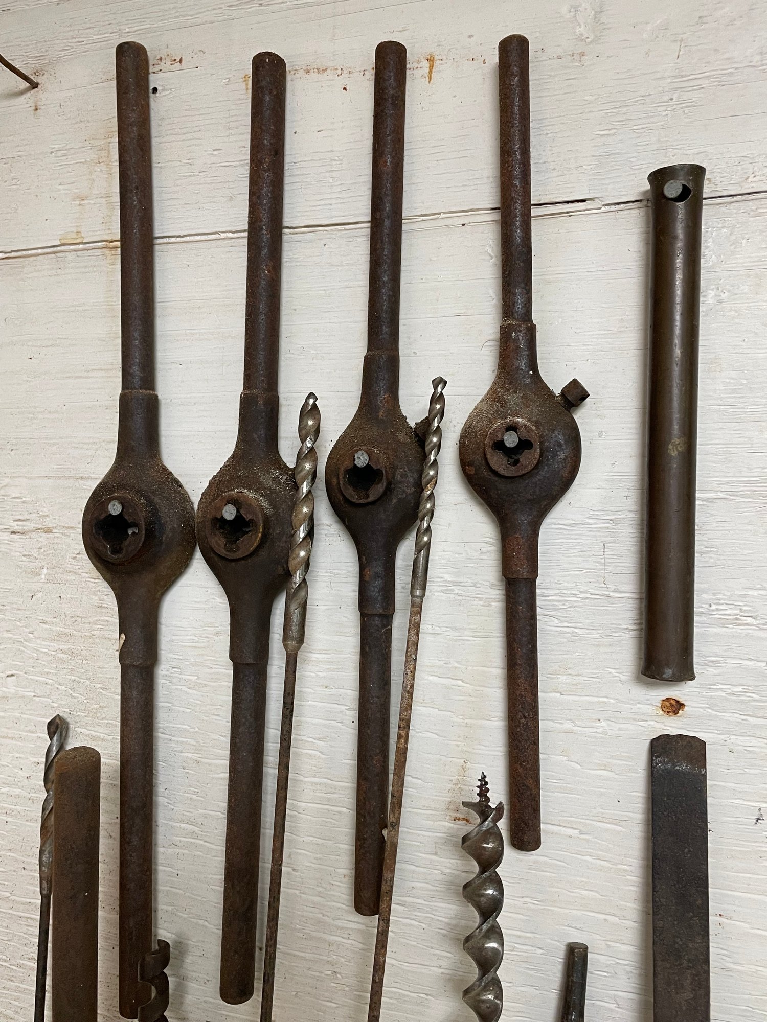 Vintage Tap & Die Handles, Drill Bits - Champion Blower & Forge #32085 ...