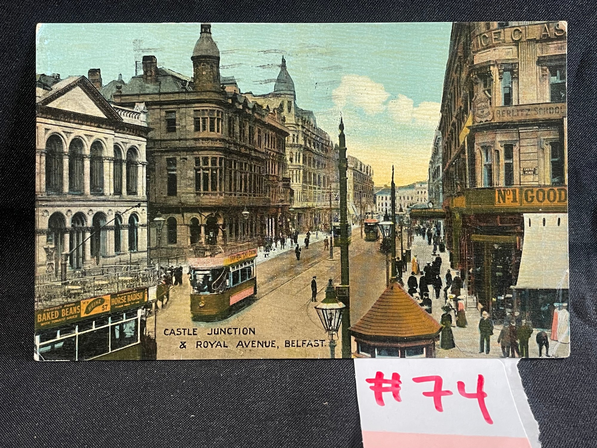 1928 "Castle Junction & Royal Avenue, Belfast" Antique Postcard #23628 ...