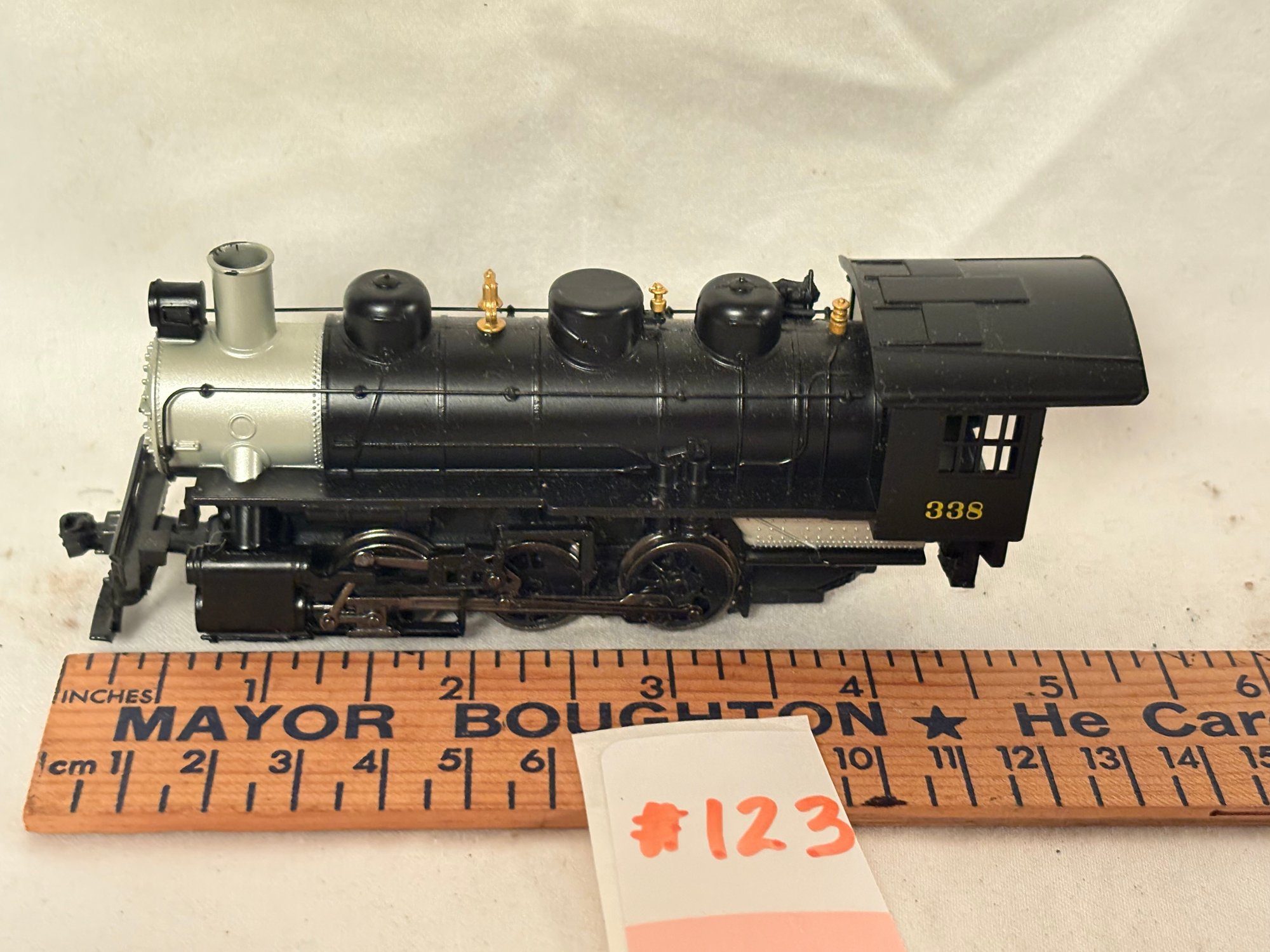 Bachmann 338 Steam Locomotive/Engine HO Scale Model Train, Railroad ...