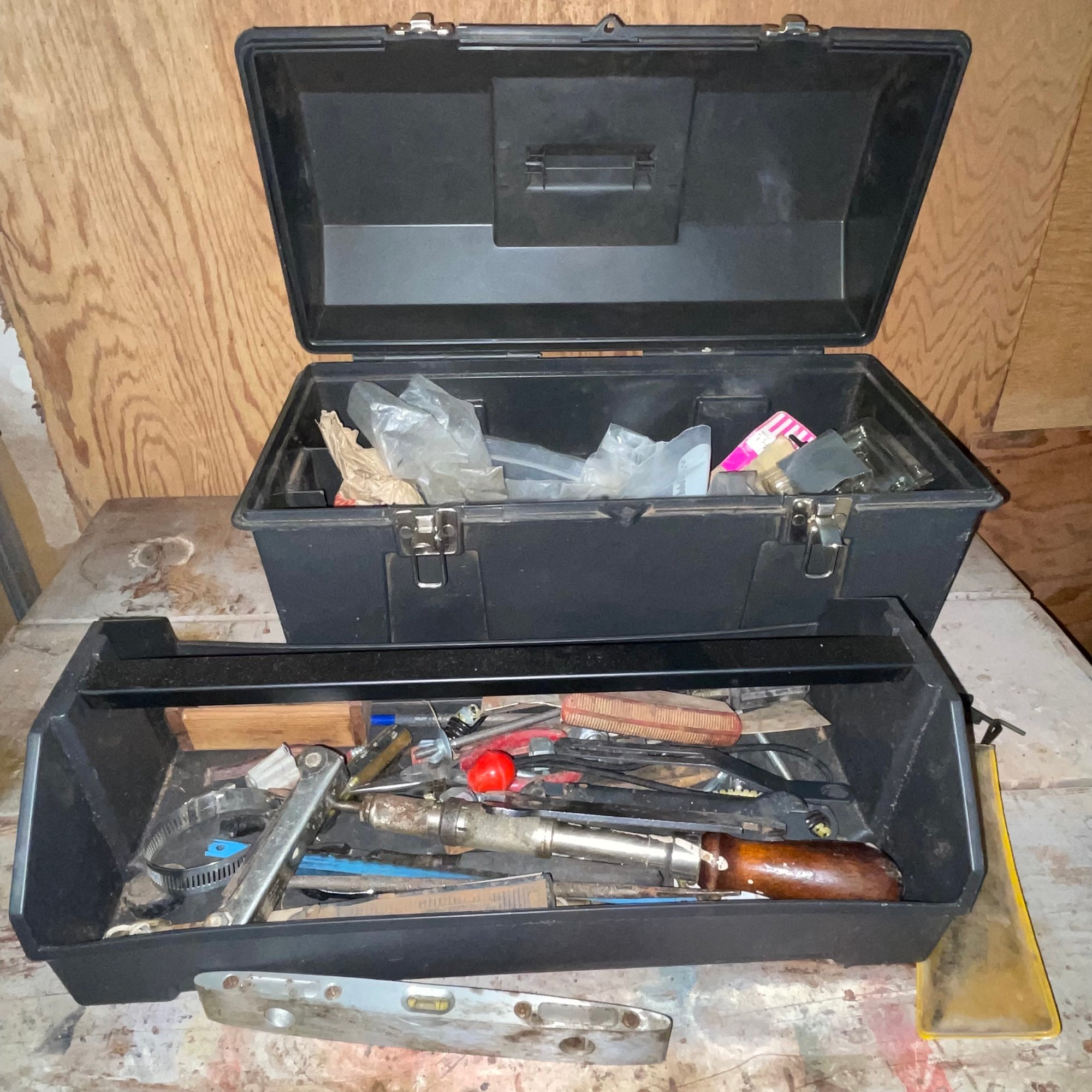 Mixed Hand Tools & Hardware Lot In AKRO-MILS Toolbox #22795 ...