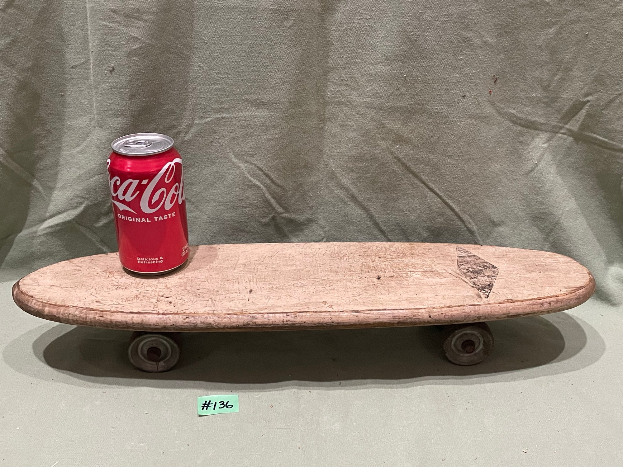 Vintage Skateboard With Cast Iron Wheels #12579 | Auctionninja.com