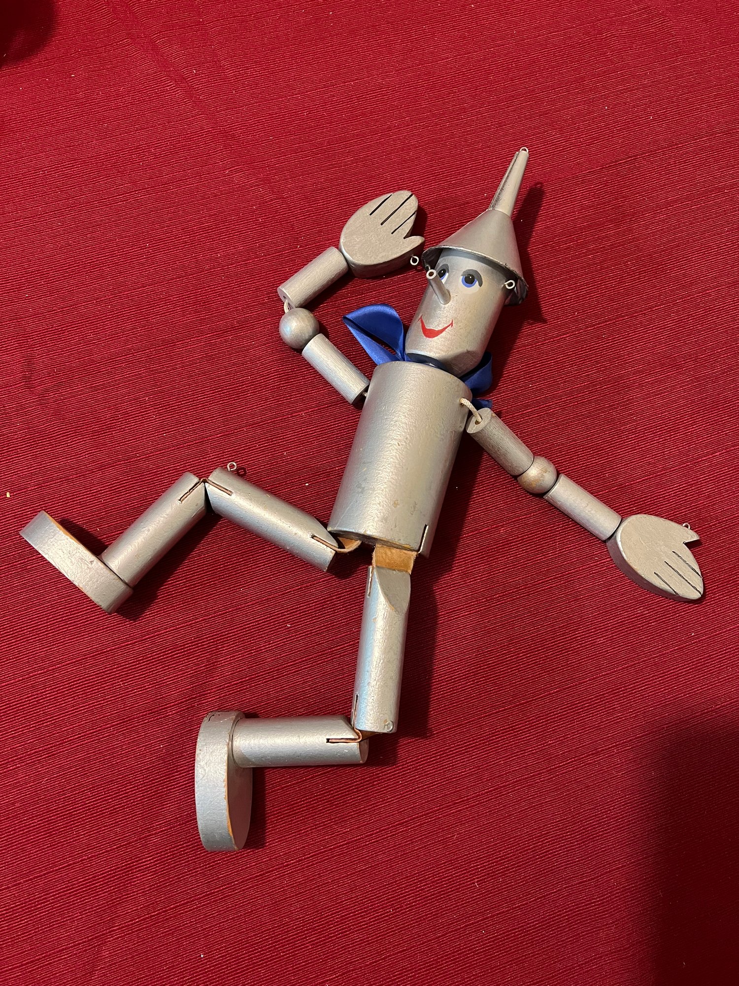 Collectible The Tin Man Wood Jointed Puppet #1660 | Auctionninja.com