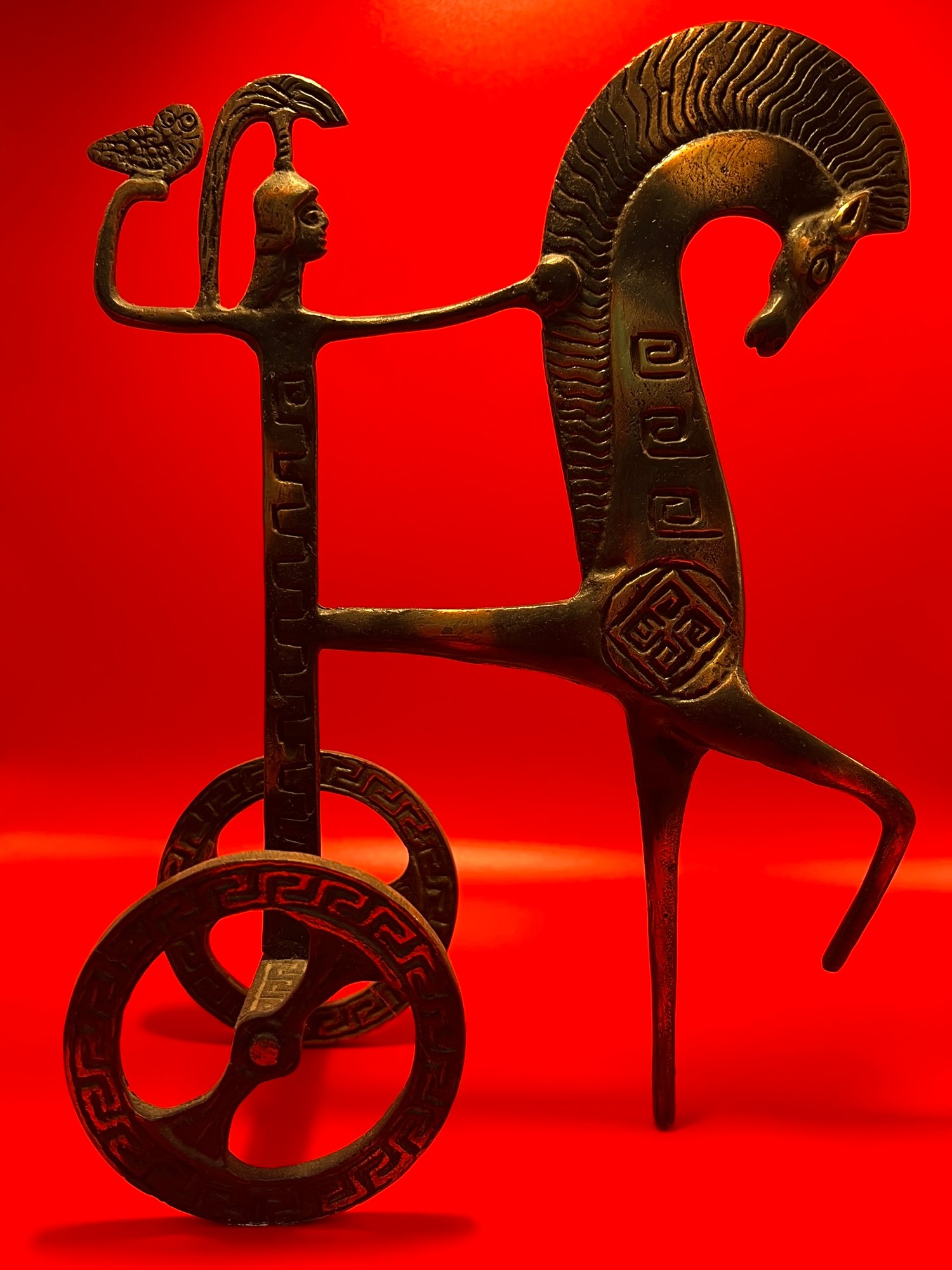Frederick Weinberg Style Etruscan Horse & Chariot Brass #1986 ...