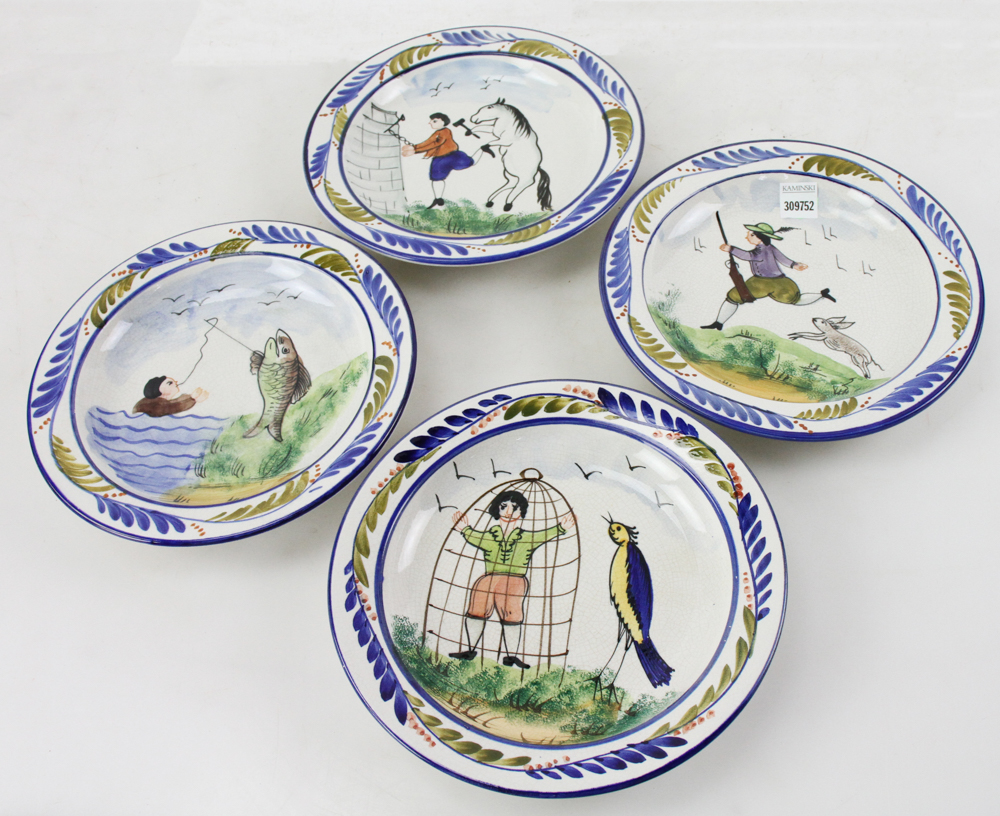 French Decorative Plates #1616 | Auctionninja.com