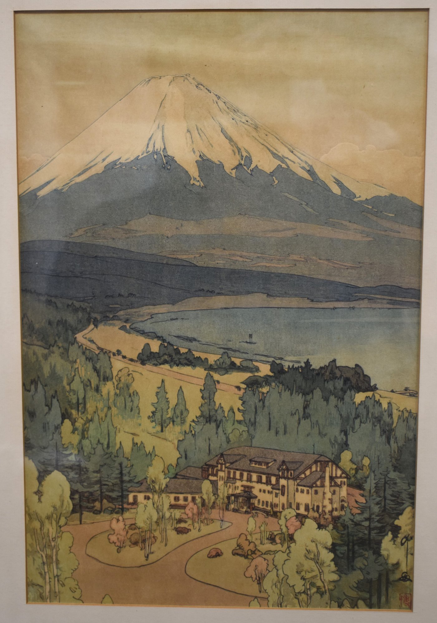 YOSHIDA HIROSHI MY. FUJI WOODBLOCK PRINT #7735 | Auctionninja.com
