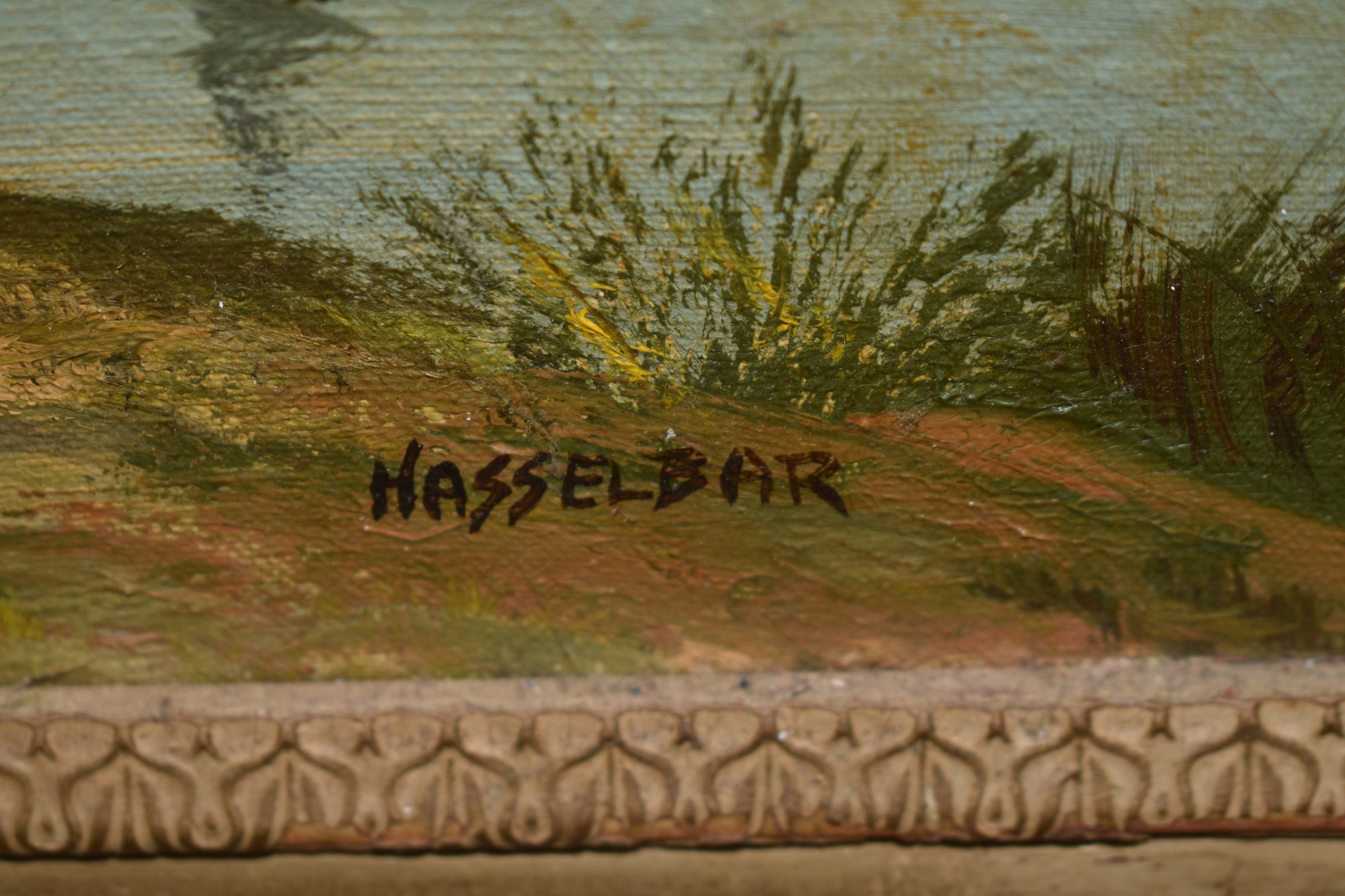 MICHAEL HASSELBAR MOUNTAIN LANDSCAPE PAINTING #7712 | Auctionninja.com