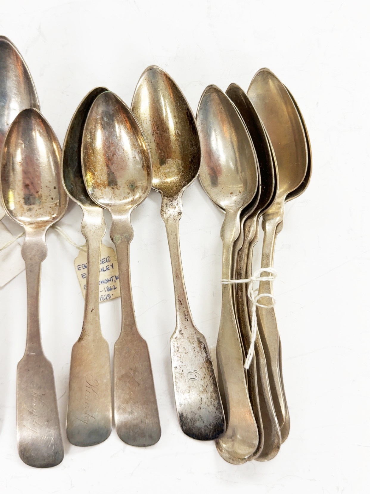 Mixture Of Fifteen Early Spoons #1111 | Auctionninja.com