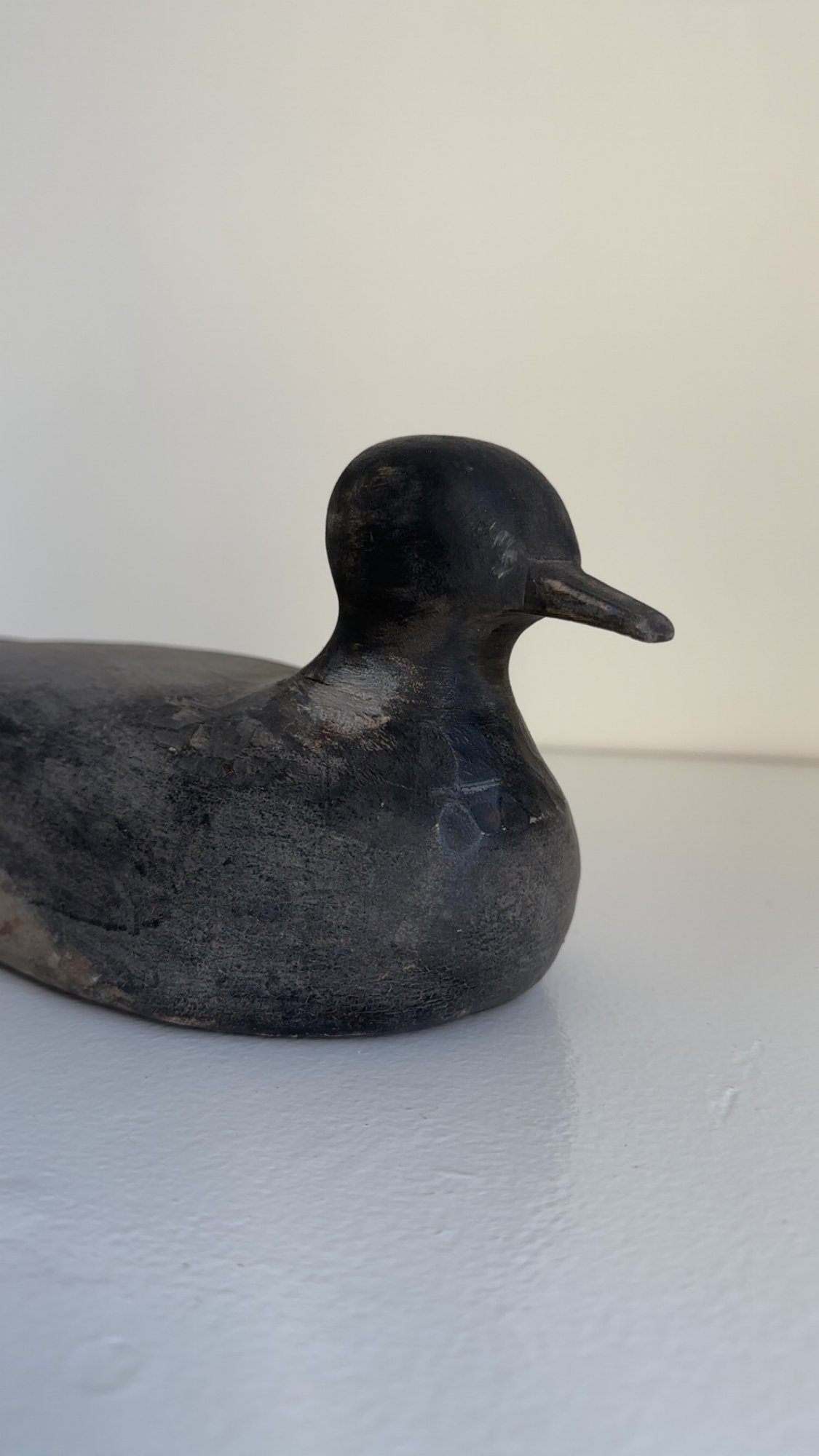 Hand Carved Vintage Wooden Duck Decoy. #2203 | Auctionninja.com