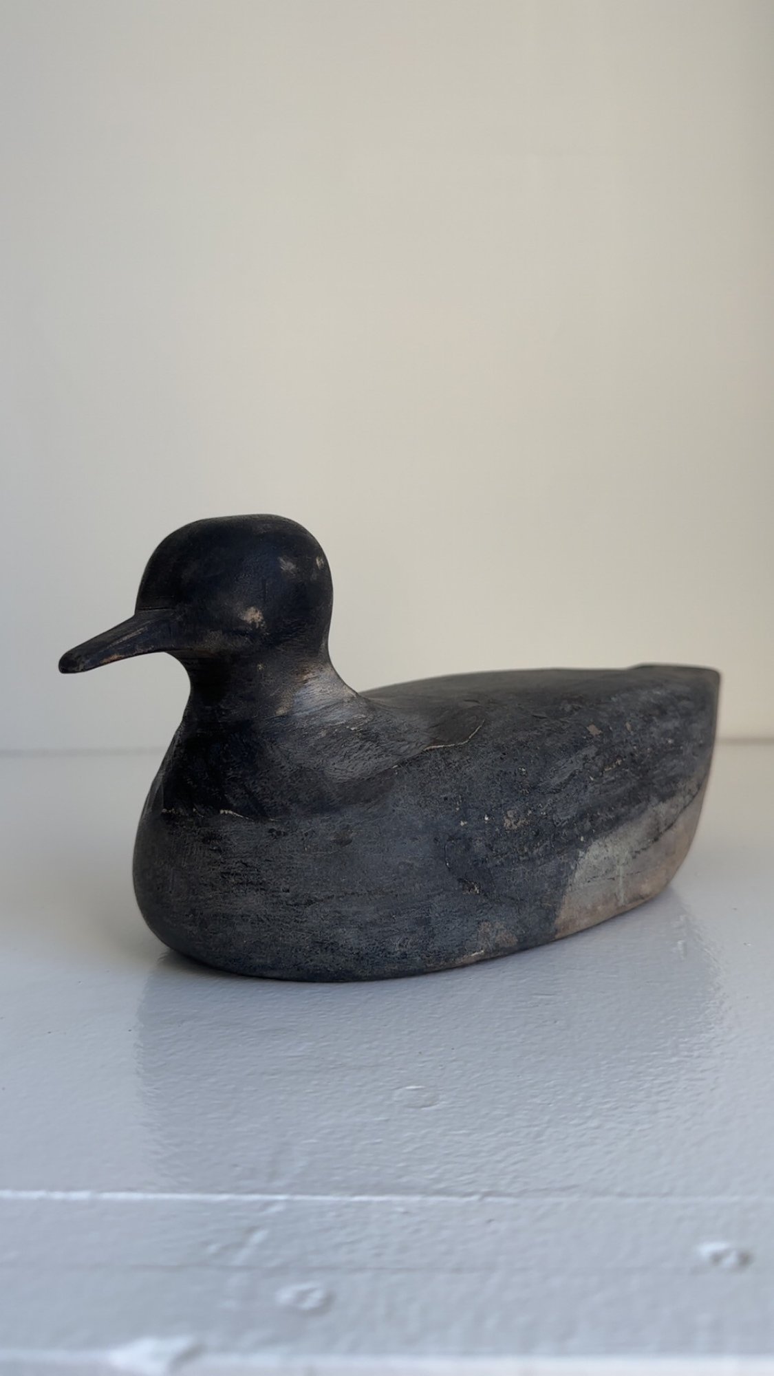Hand Carved Vintage Wooden Duck Decoy. #2203 | Auctionninja.com