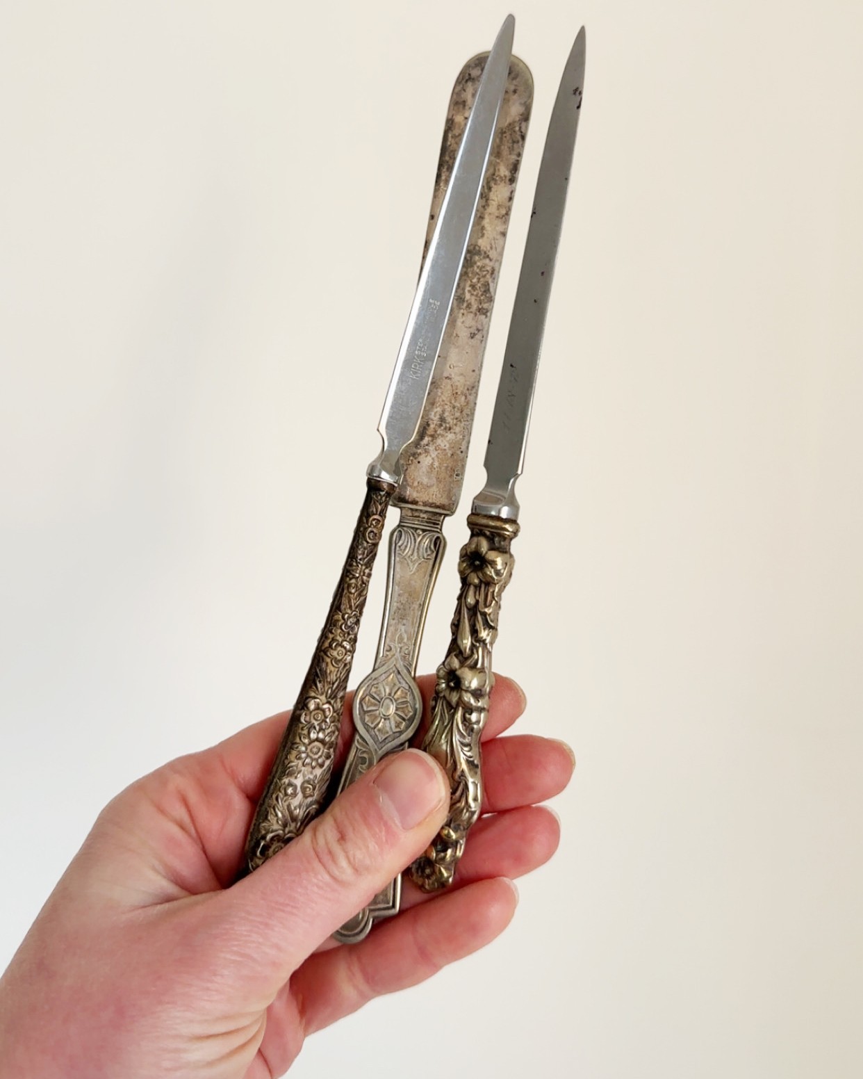 Lot Of Three Knives. Letter Openers/knife/blades. #2354 | Auctionninja.com